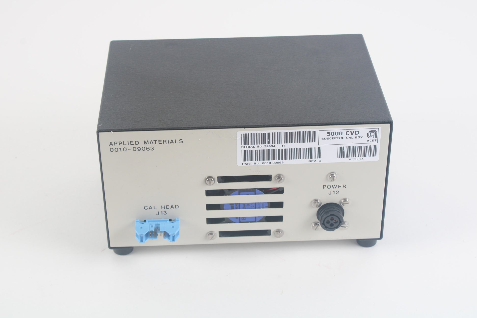 Applied Materials 0010-09063 5000 CVD Susceptor Cal Box – NTC Tech