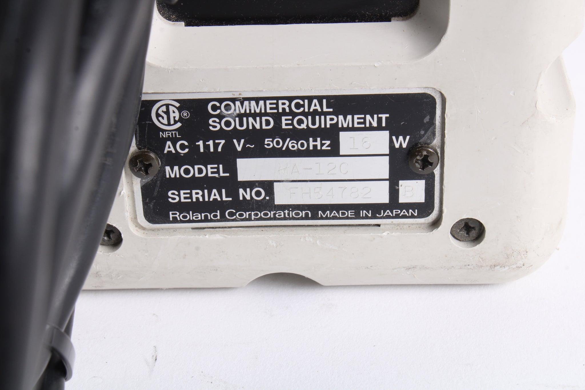 Roland MA-12 C Stereo Amplified Micro Monitor Speaker - Fair Condition ...