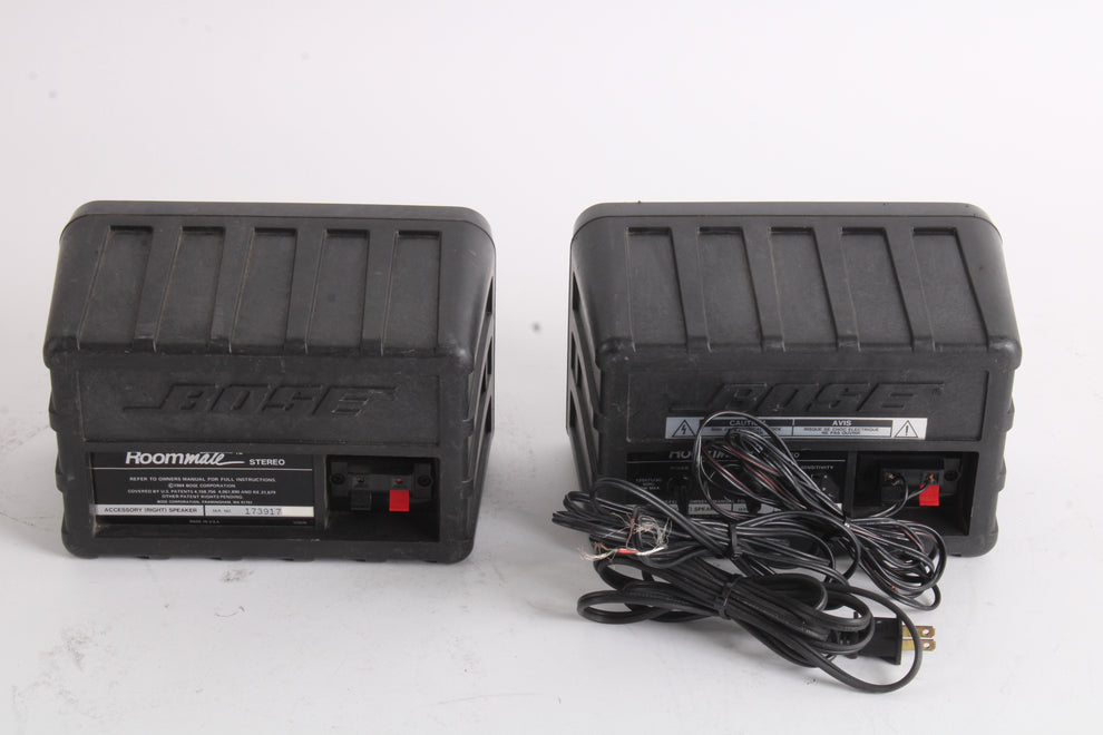 Bose Roommate Stereo Powered Speaker (Pair) With Speaker Wire – NTC Tech