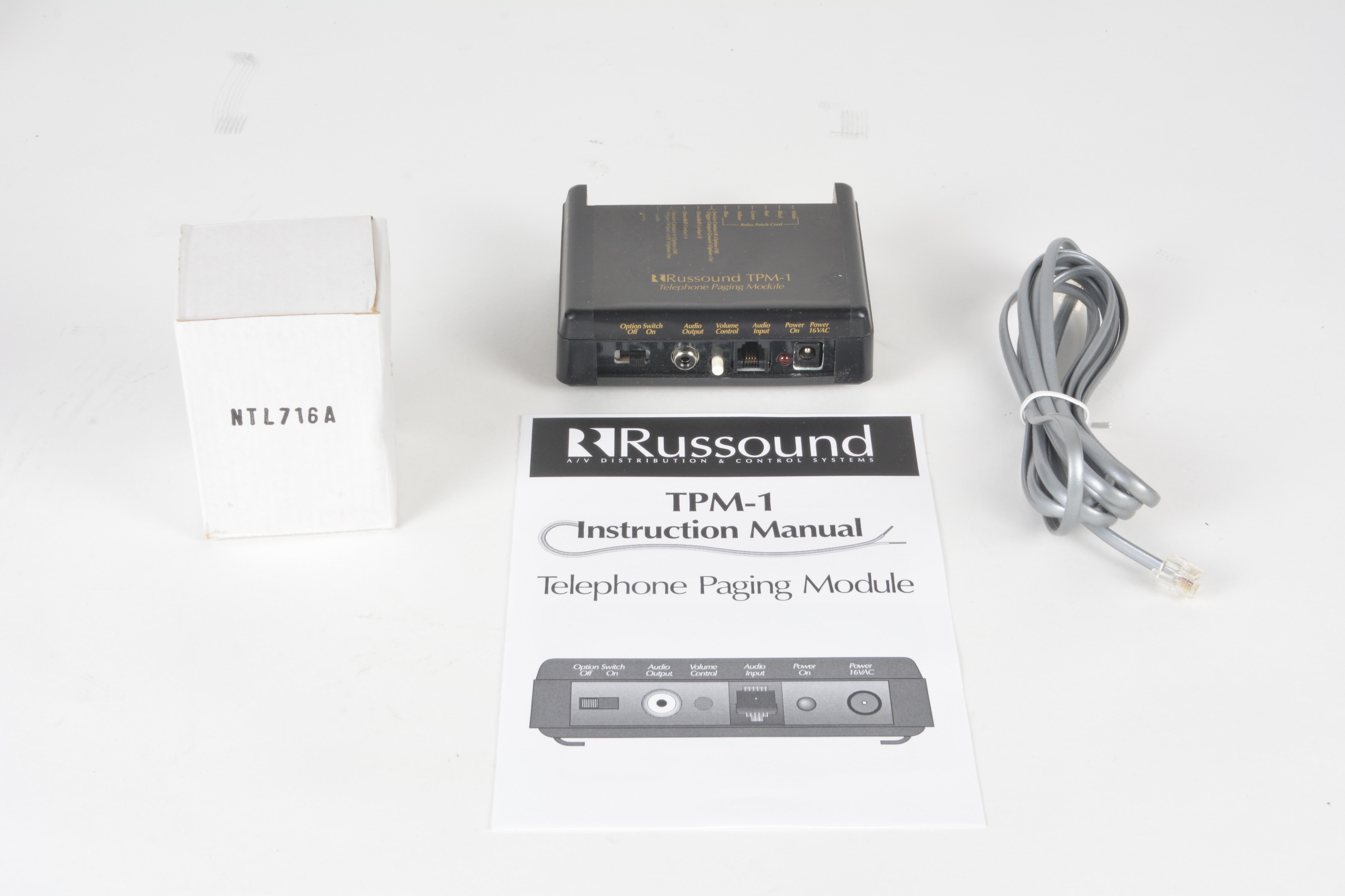 Russound TPM-1 Telephone Paging Module System – NTC Tech