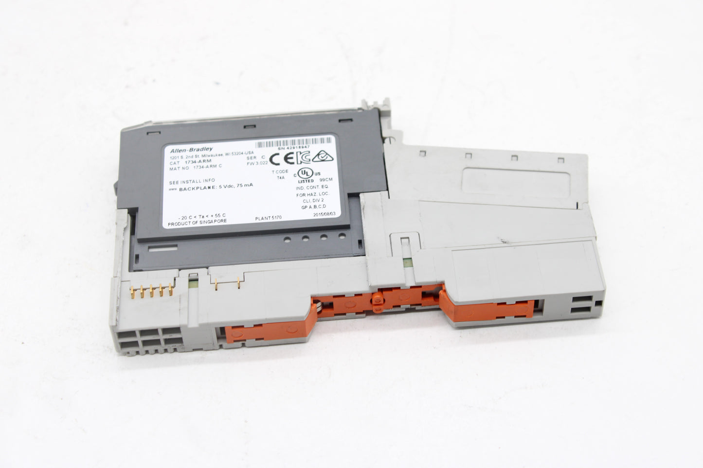 Allen Bradley 1734-ARM Ser C POINT I/O Address Reserve Module + 1734-M ...