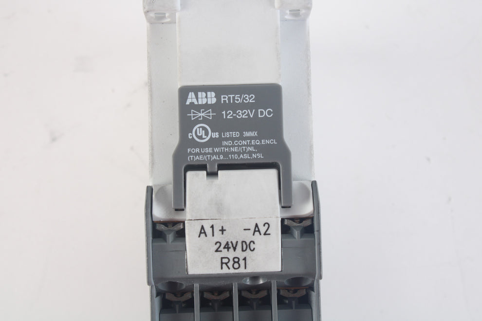 ABB AL9 Contactor W/ ABB CA5-22M Auxiliary Contact Block – NTC Tech
