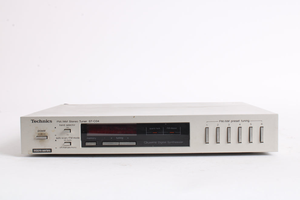 Technics ST-C04 FM / AM Stereo Tuner - Fair Condition – NTC Tech