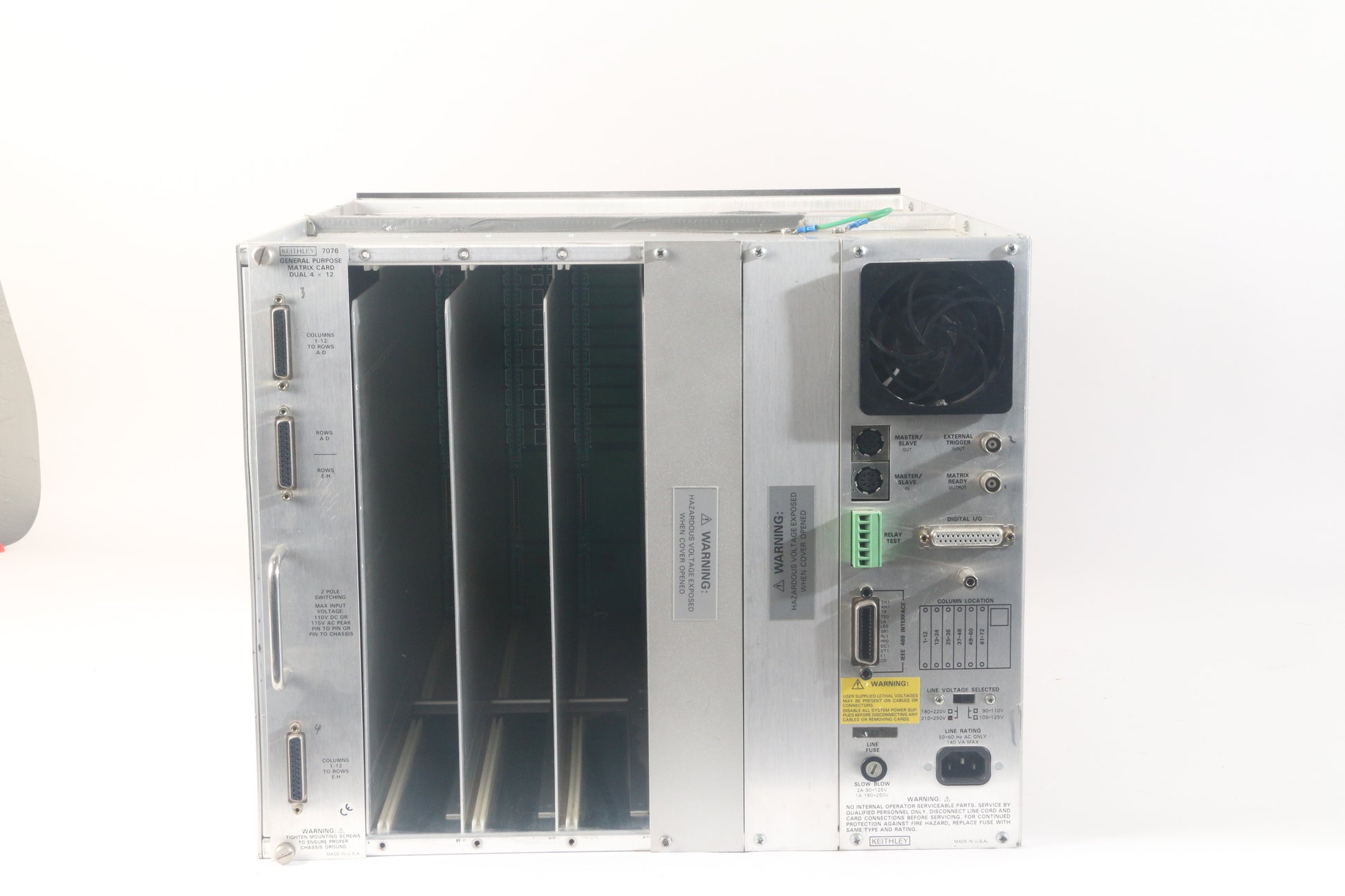 KEITHLEY 707 Switching Matrix Mainframe 6-Slot, 1x 7076 Gen Purpose Ma ...