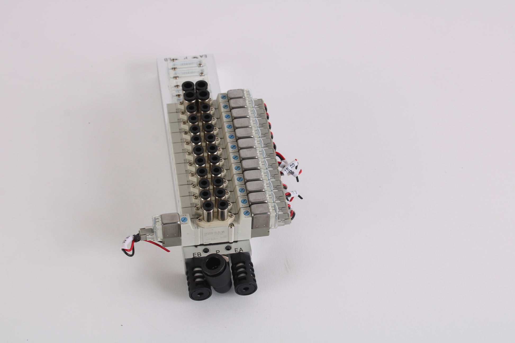 SMC 10x: SY3220-5LZD-M5 & 2x: SMC SY3120-5LZD-M5 Solenoid Valve W/ Man ...