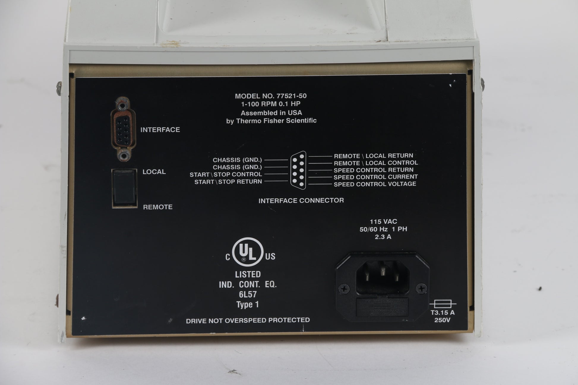 Cole-Parmer Masterflex 77521-50 Console Drive W/ MasterFlex Pump 77250 ...