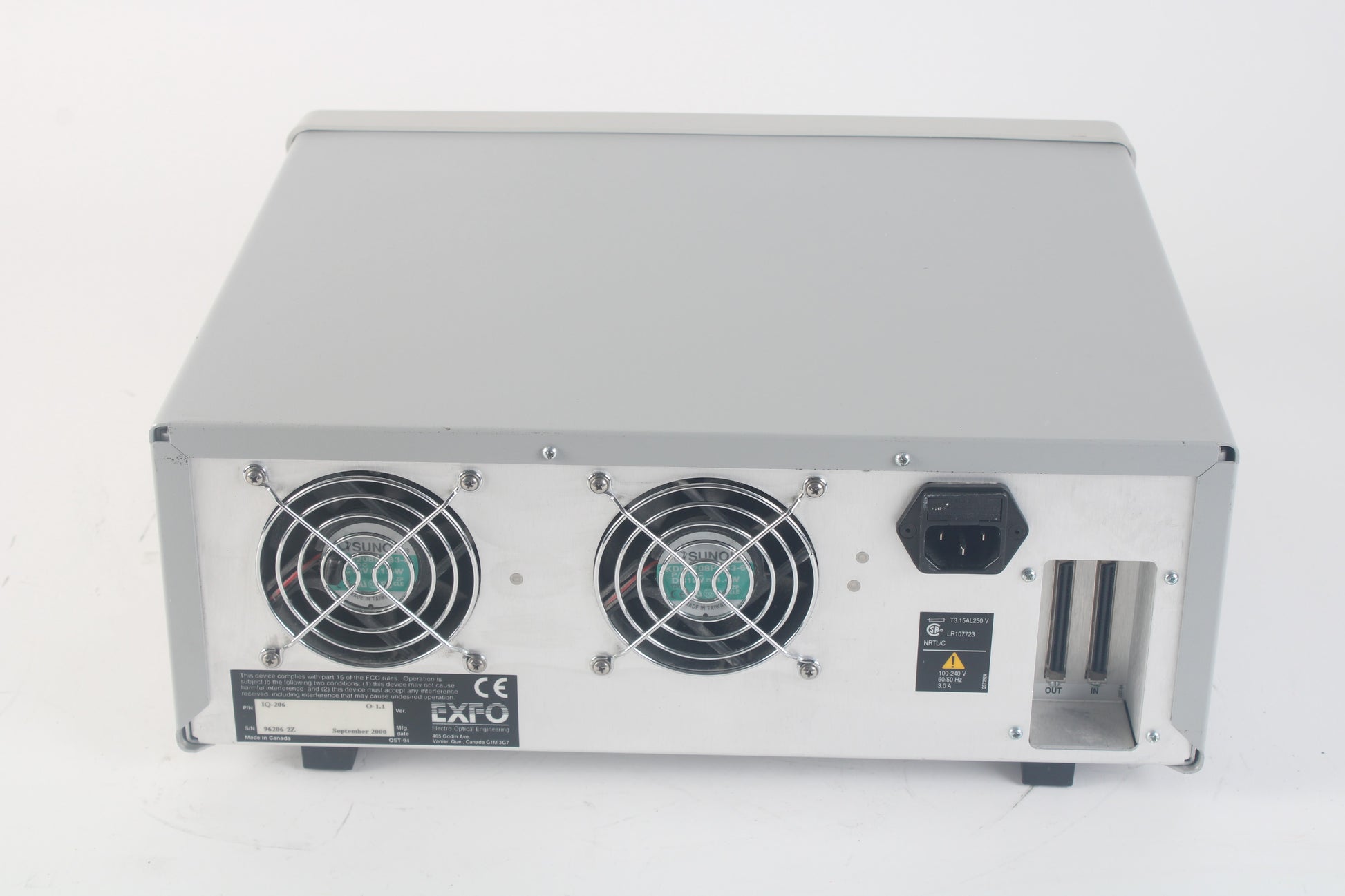 EXFO IQ-206 Expansion Unit W/ 1x IQ-1200 4x IQ-9100 1x IQ-3100 Modules ...