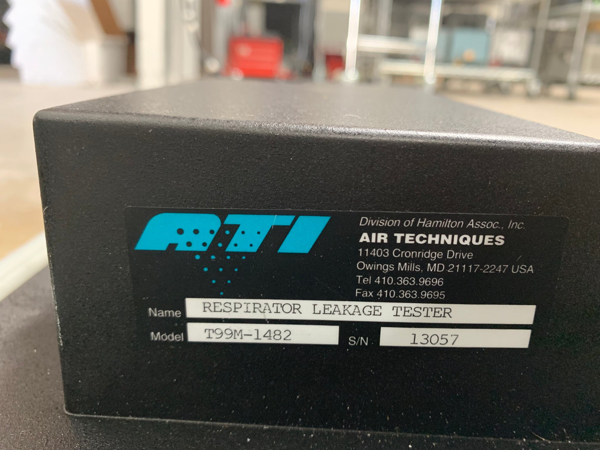 ATI Air Techniques TDA-99M Respirator Leakage Tester TDA-99M Pwr Suppl ...