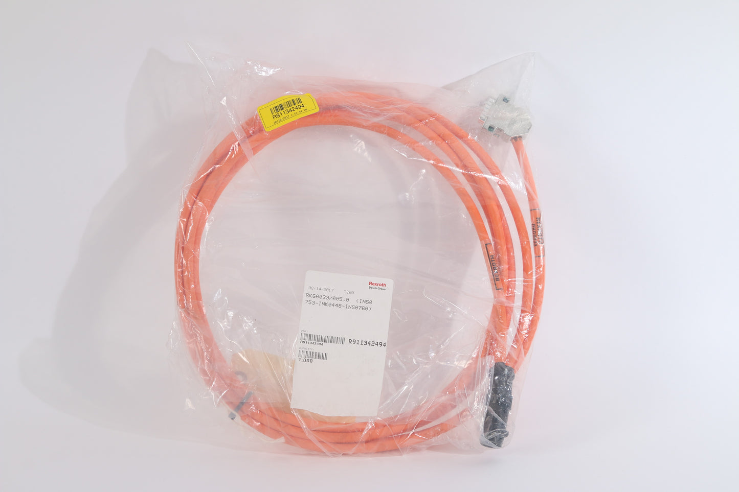 New Rexroth INSO-753-INK0448-INS0760 Cable R911342494 – NTC Tech