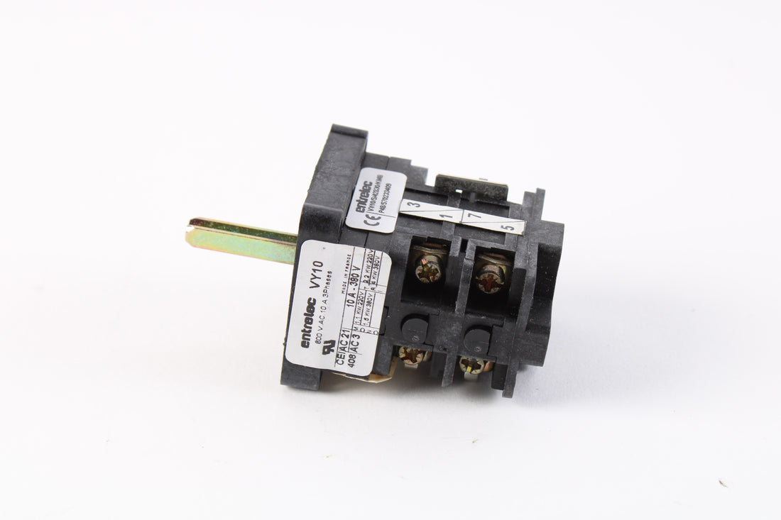 Entrelec VY10 600 VAC, 10A 3 Phase Rotary Switch - NEW – NTC Tech