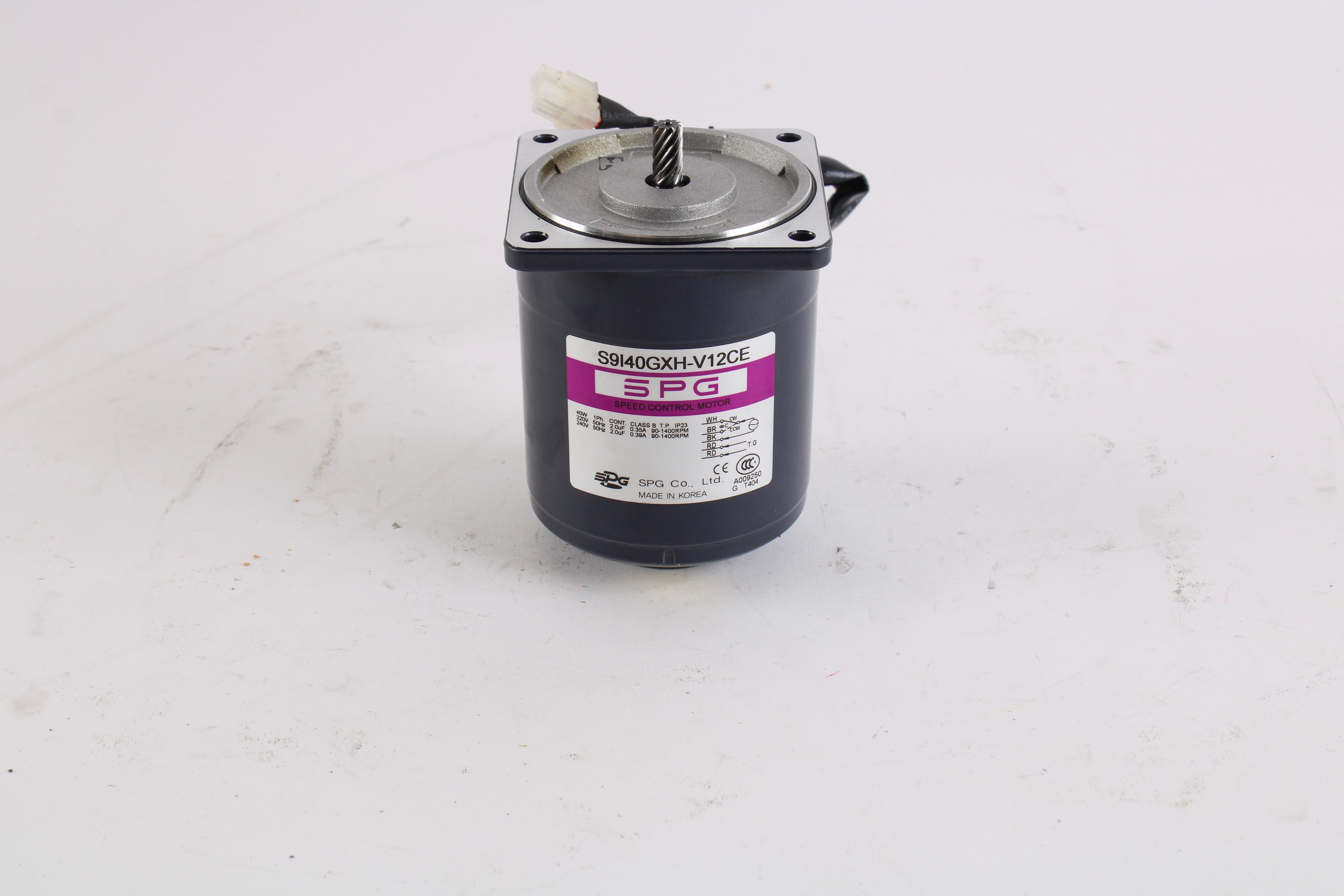 SPG S9140GXH-V12CE Speed Control Motor – NTC Tech