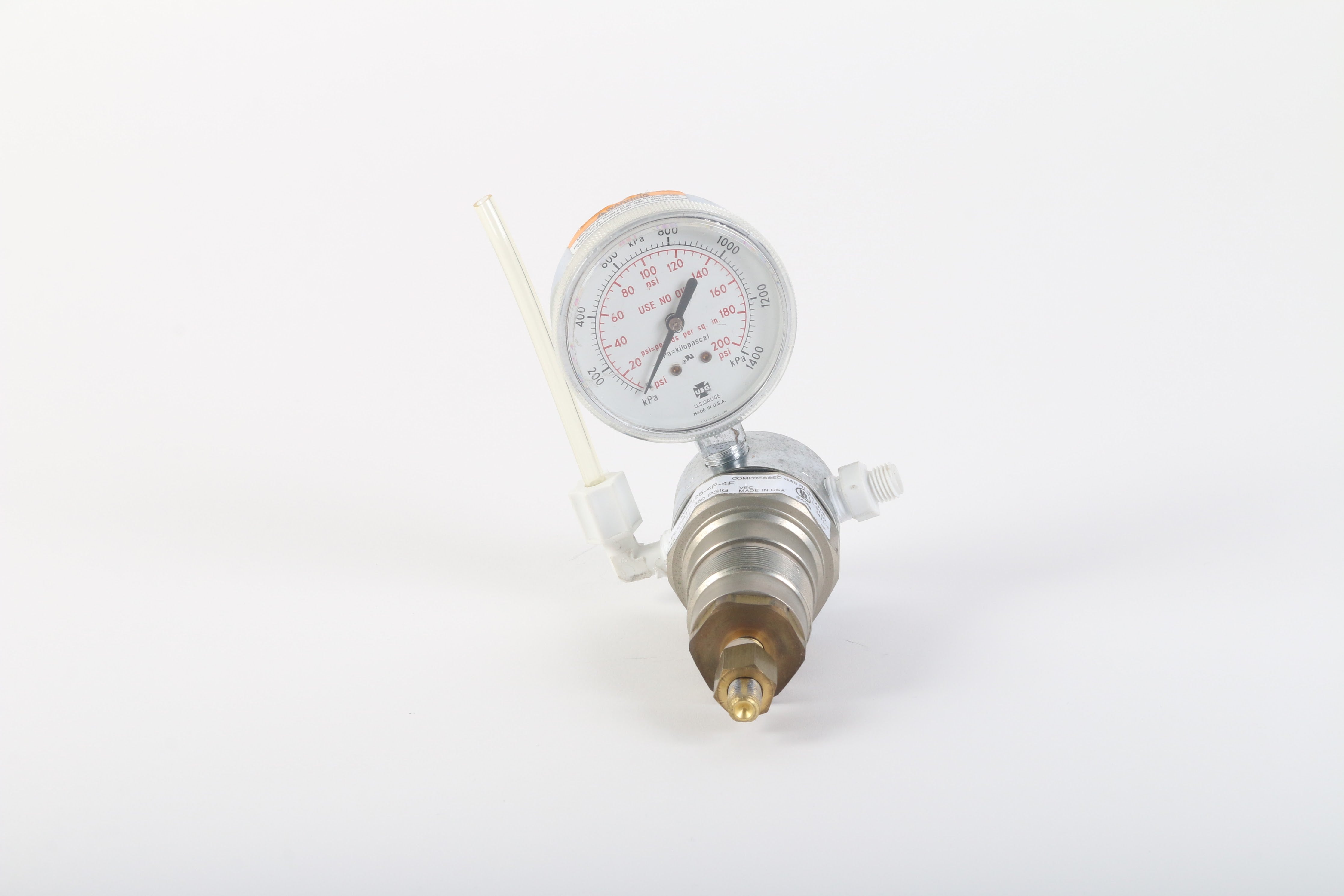 USG HPLC501-125-4F-4F Compressed Gas Regulator Gauge – NTC Tech