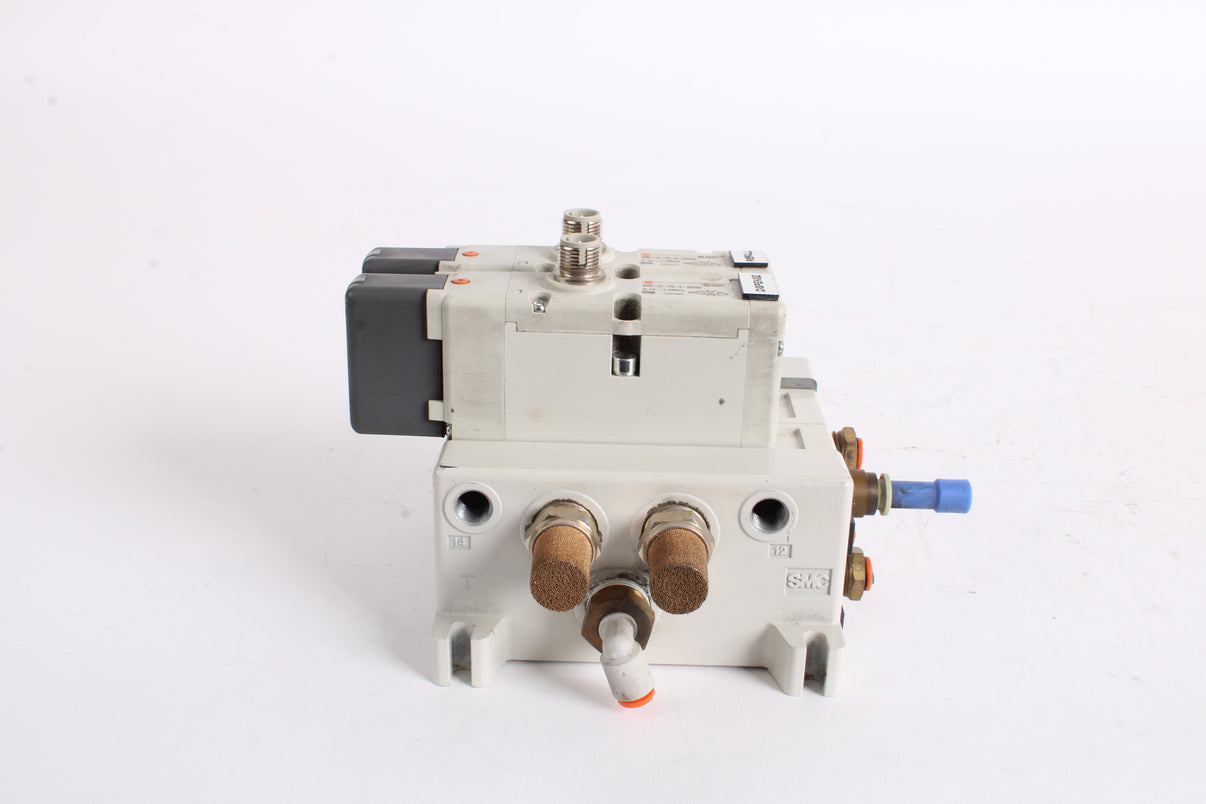 SMC 2x EVS1-01-FG-S-3ZRM0 Solenoid Valve With SMC Manifold – NTC Tech