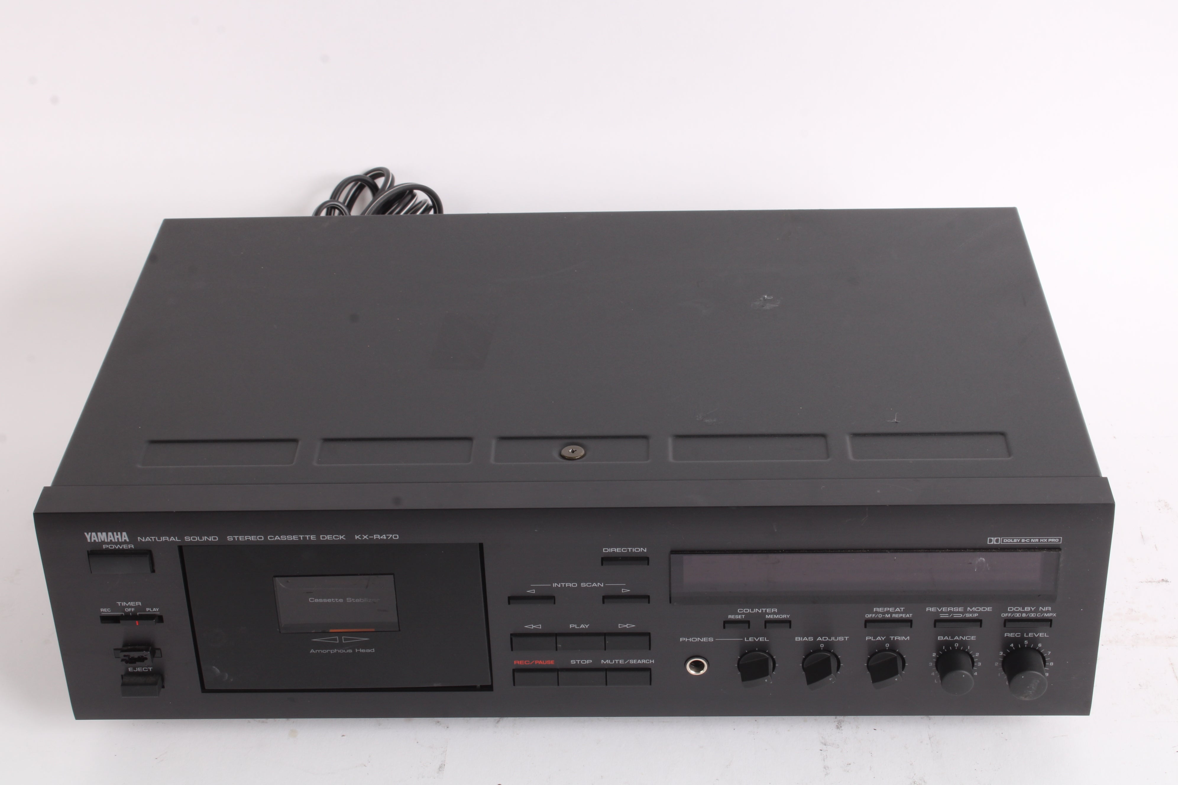 Yamaha KX-R470 Natural Sound Stereo Cassette Deck - Analog Audio – NTC Tech