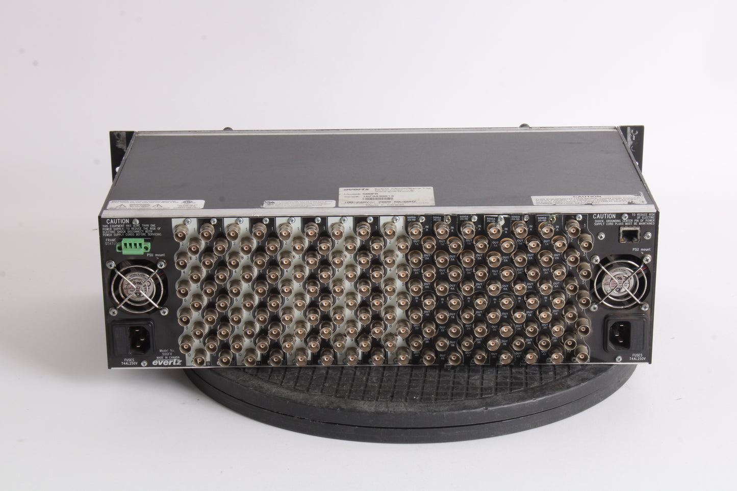 Evertz 500FR Exponent High Density Distribution Frame With 12x Cards ...