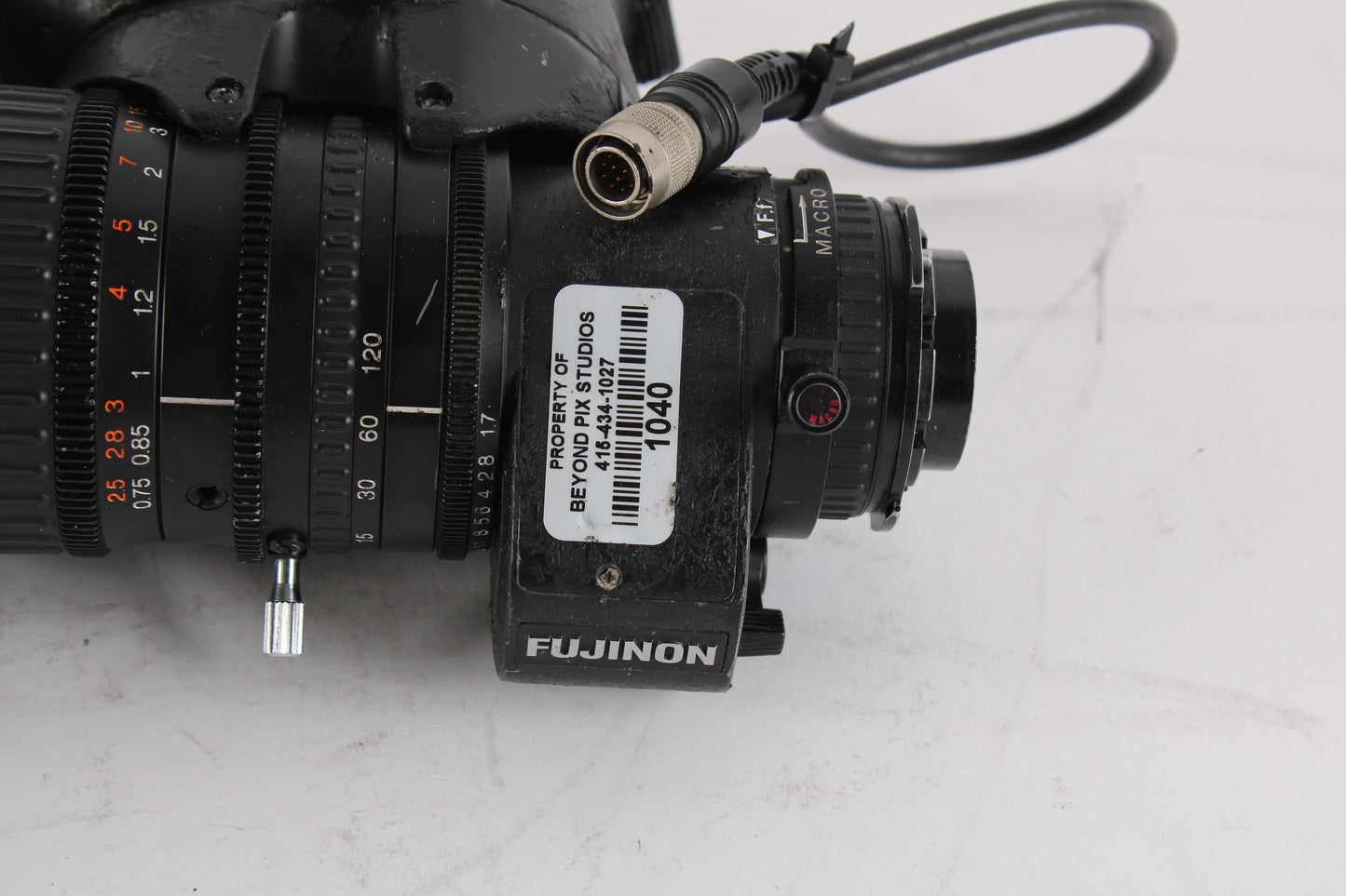 Fujinon Digi Power AT2 1:1.7/8-120mm Atmospheric + Lens A15x8BEVM-28B ...
