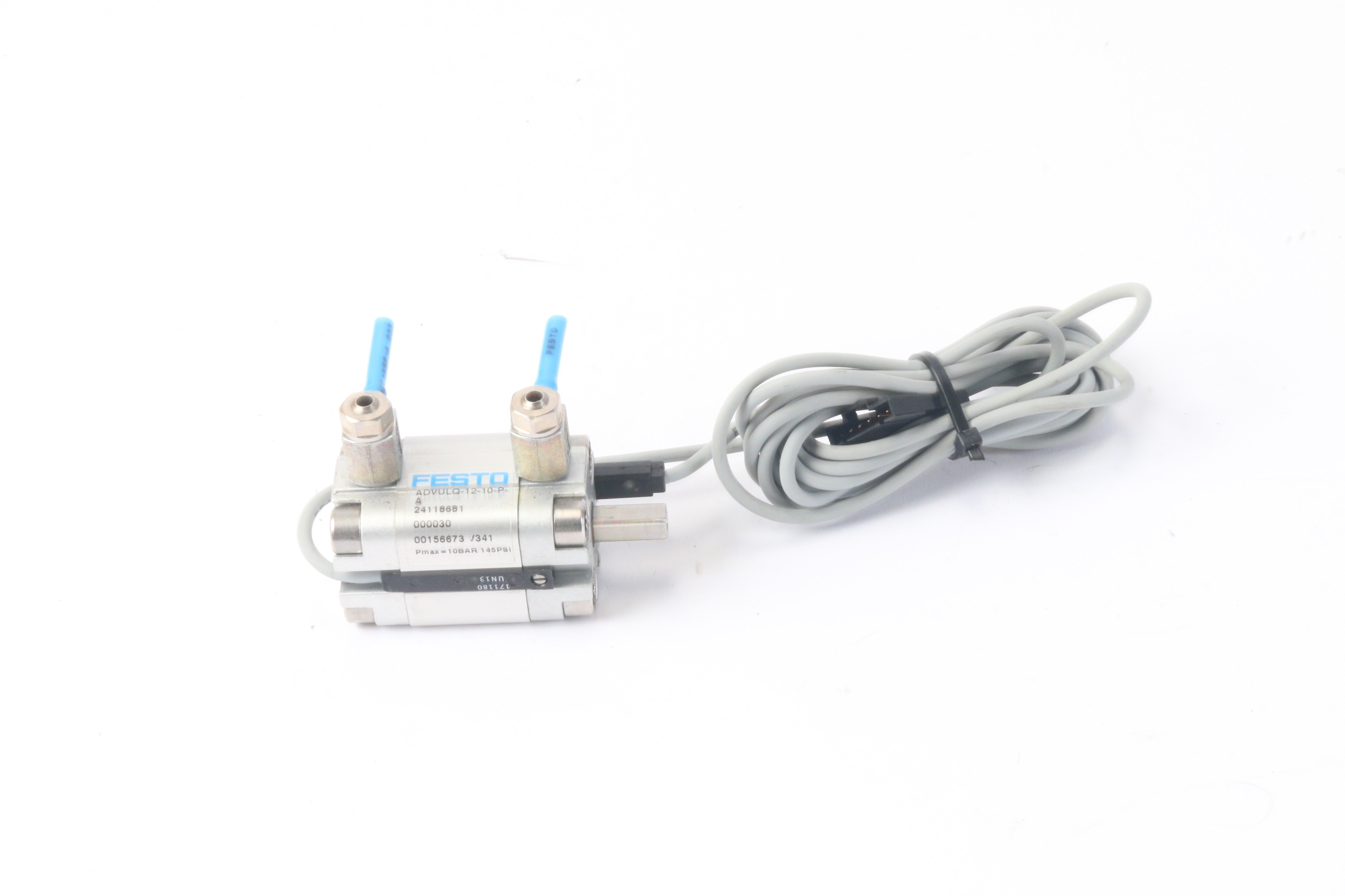 Festo ADVULQ-12-10-P-A Pneumatic Cylinder W/ 2x V813 Sensors – NTC Tech