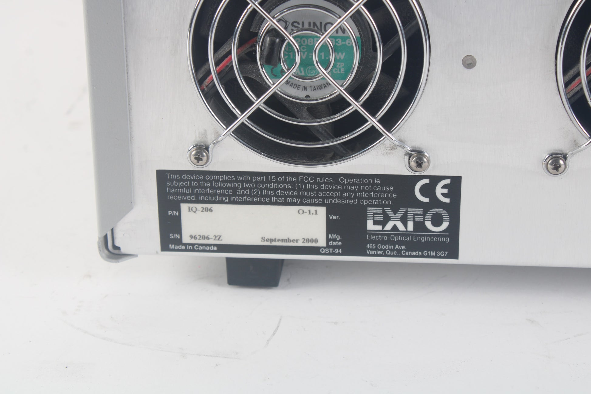 EXFO IQ-206 Expansion Unit W/ 1x IQ-1200 4x IQ-9100 1x IQ-3100 Modules ...