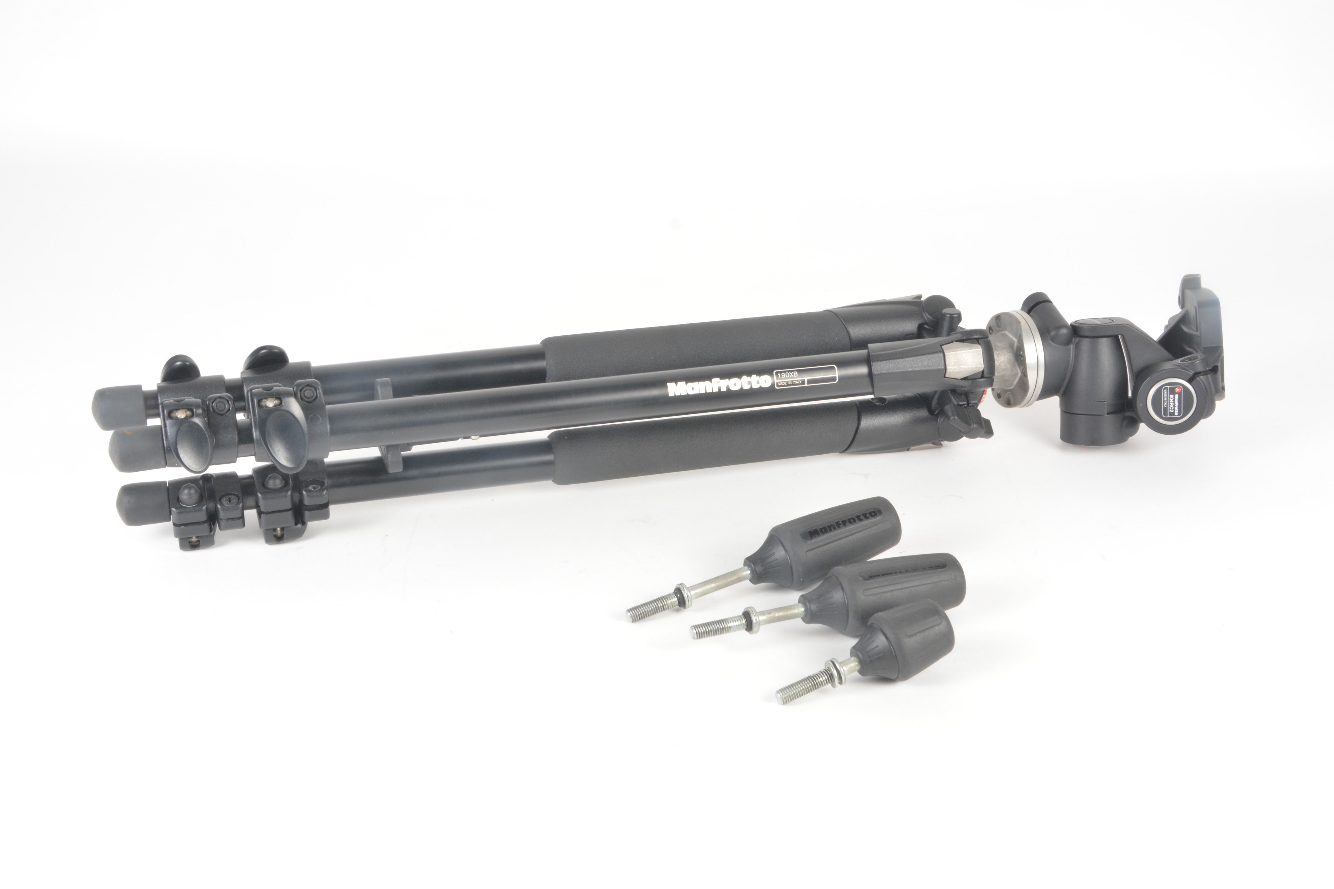 Manfrotto 190XB Tripod Includes a Manfrotto 804RC2 Head No Plate W/ Ba ...