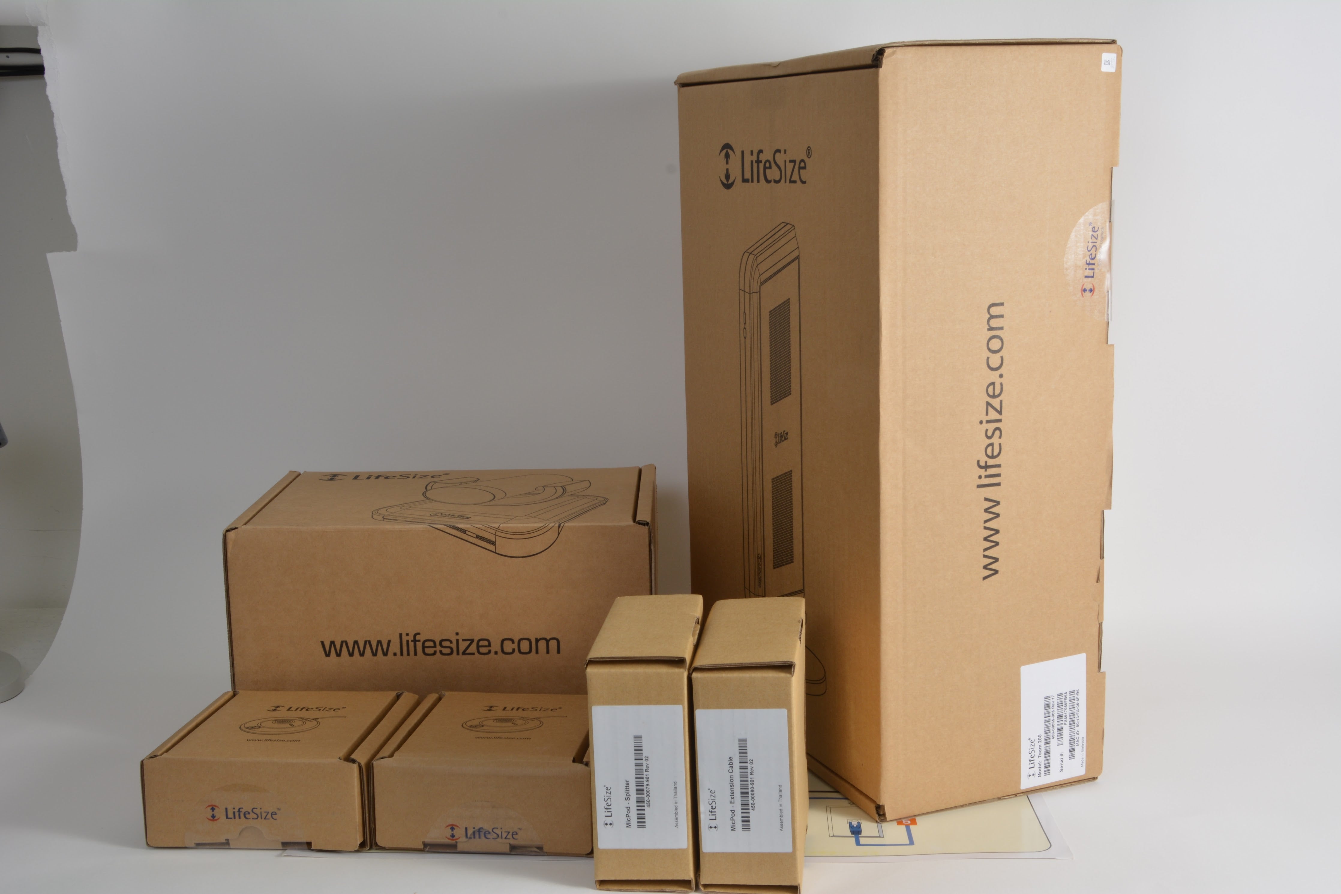 NEW! LifeSize Team 200 Conference System - Video W/ 2 MicPods & HD Cam ...