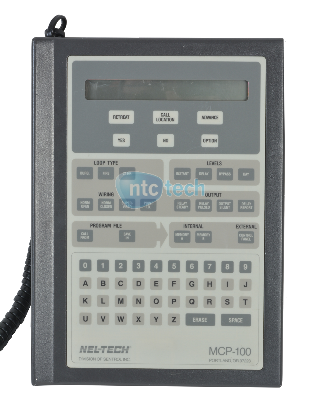 Nel-Tech Sentrol MCP-100 Alarm Programmer – NTC Tech