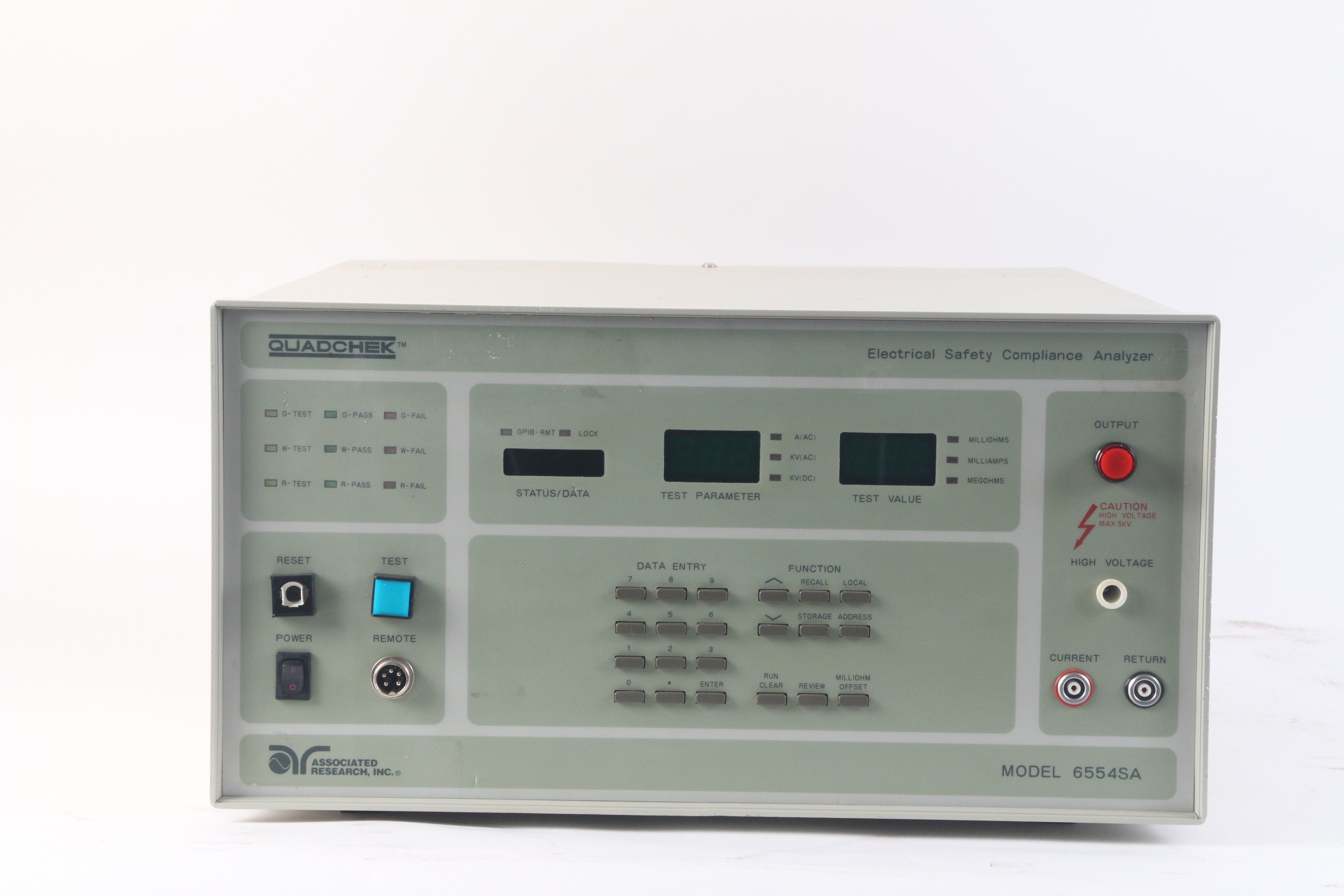 Associated Research 6554SA Electrical Safety Compliance Analyzer- Miss ...
