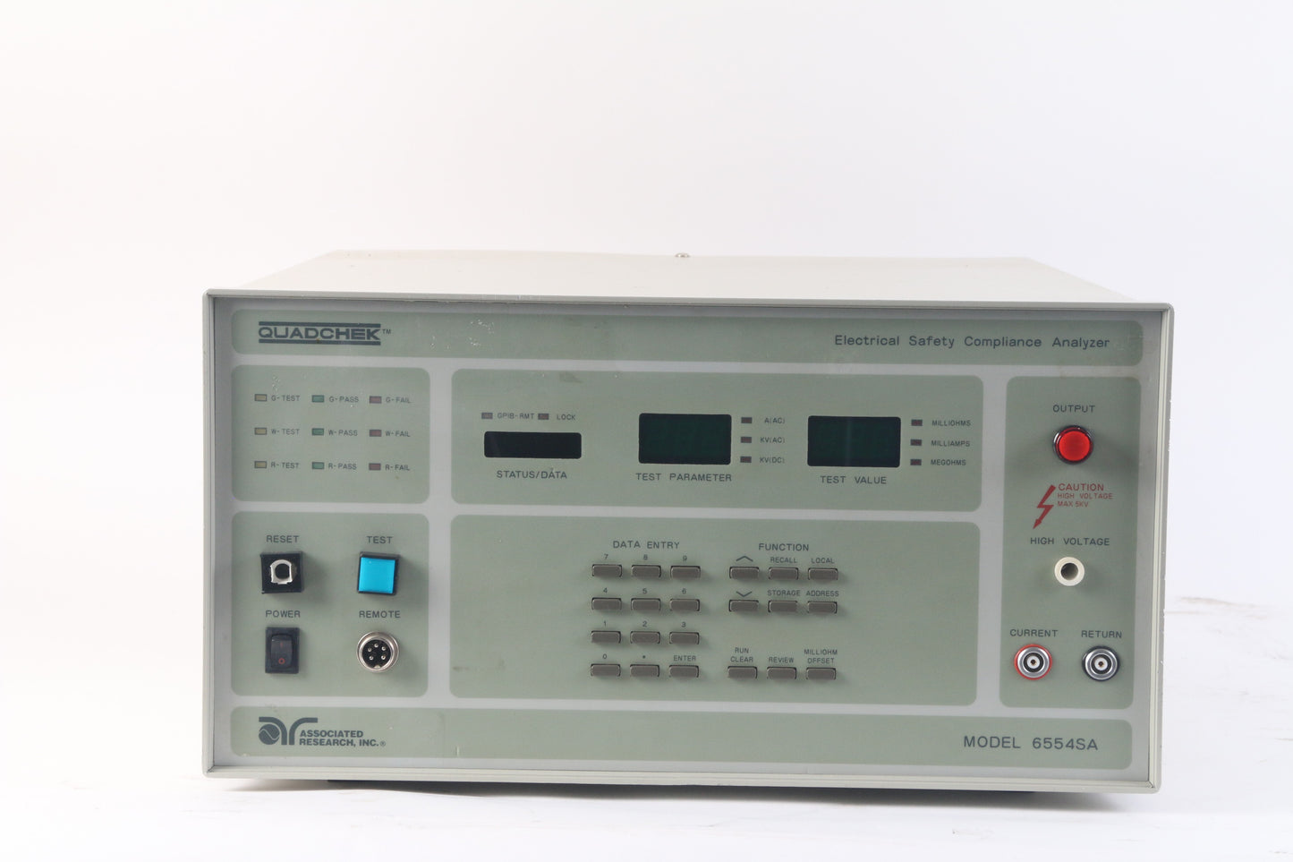 Associated Research 6554SA Electrical Safety Compliance Analyzer- Miss ...