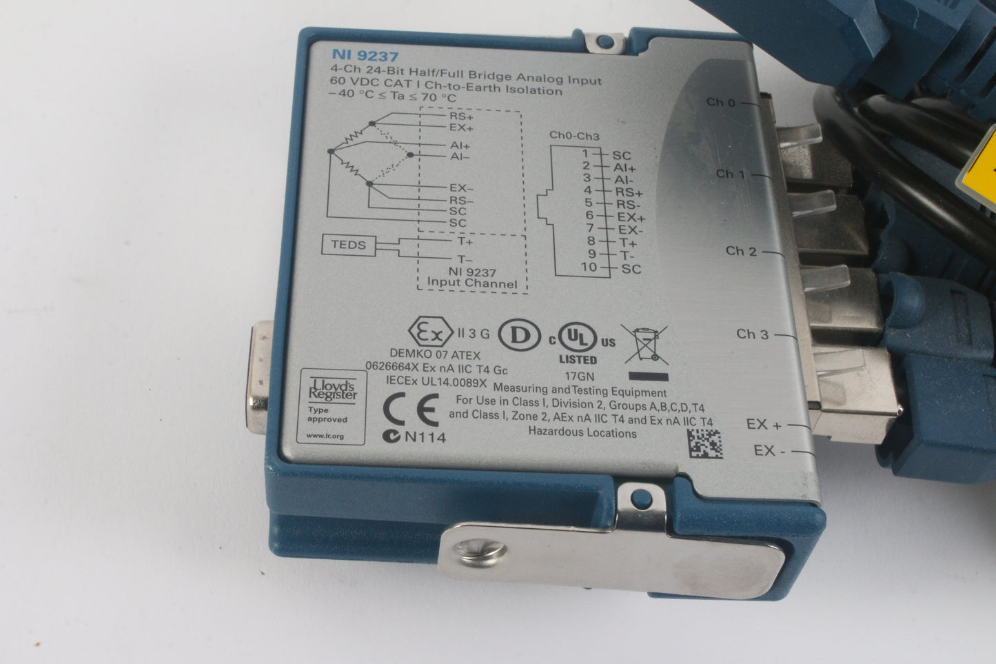 National Instruments NI 9237 4-Channel 24-Bit Half/Full Bridge Input M – NTC Tech