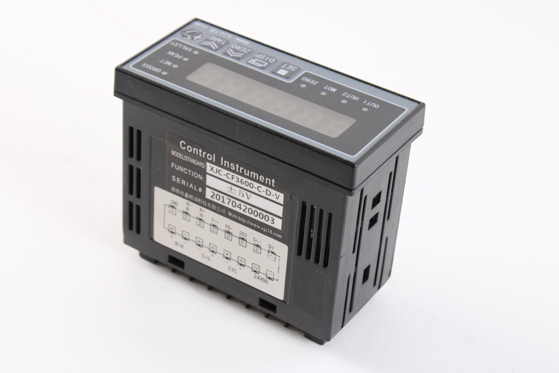 XJC18 XJC-CF3600-C-D-V Load Cell Indicator – NTC Tech