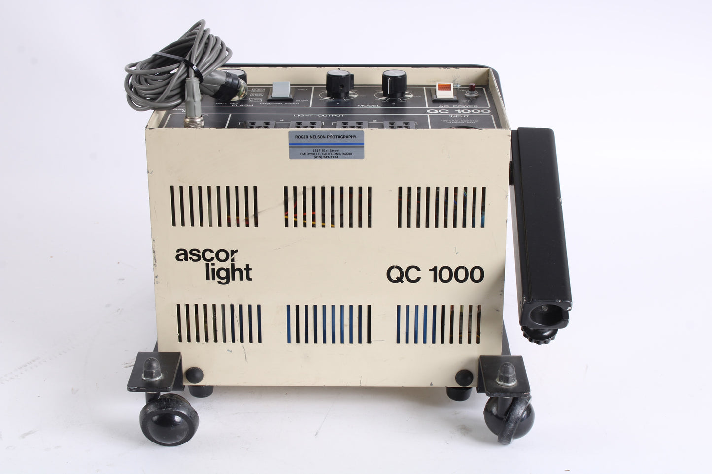 Ascor Light QC 1000 Studio Flash Power Pack - Fair Condition – NTC Tech