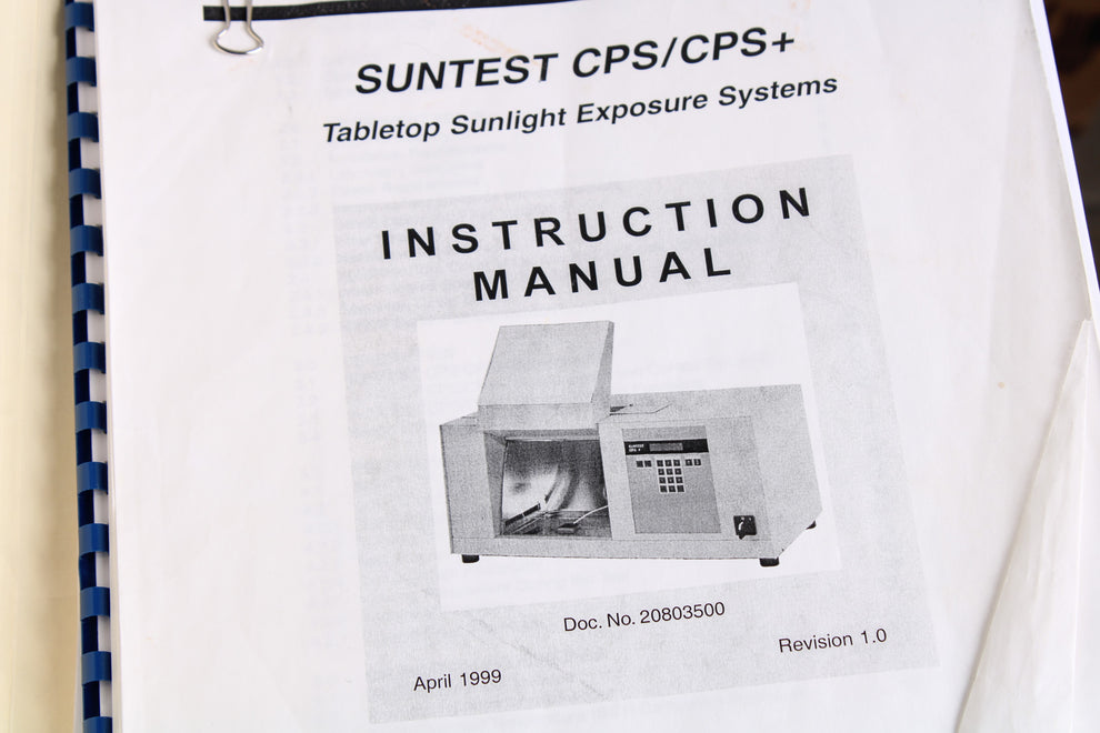 Atlas Suntest CPS+ Xenon Exposure Weathering Instrument System – NTC Tech