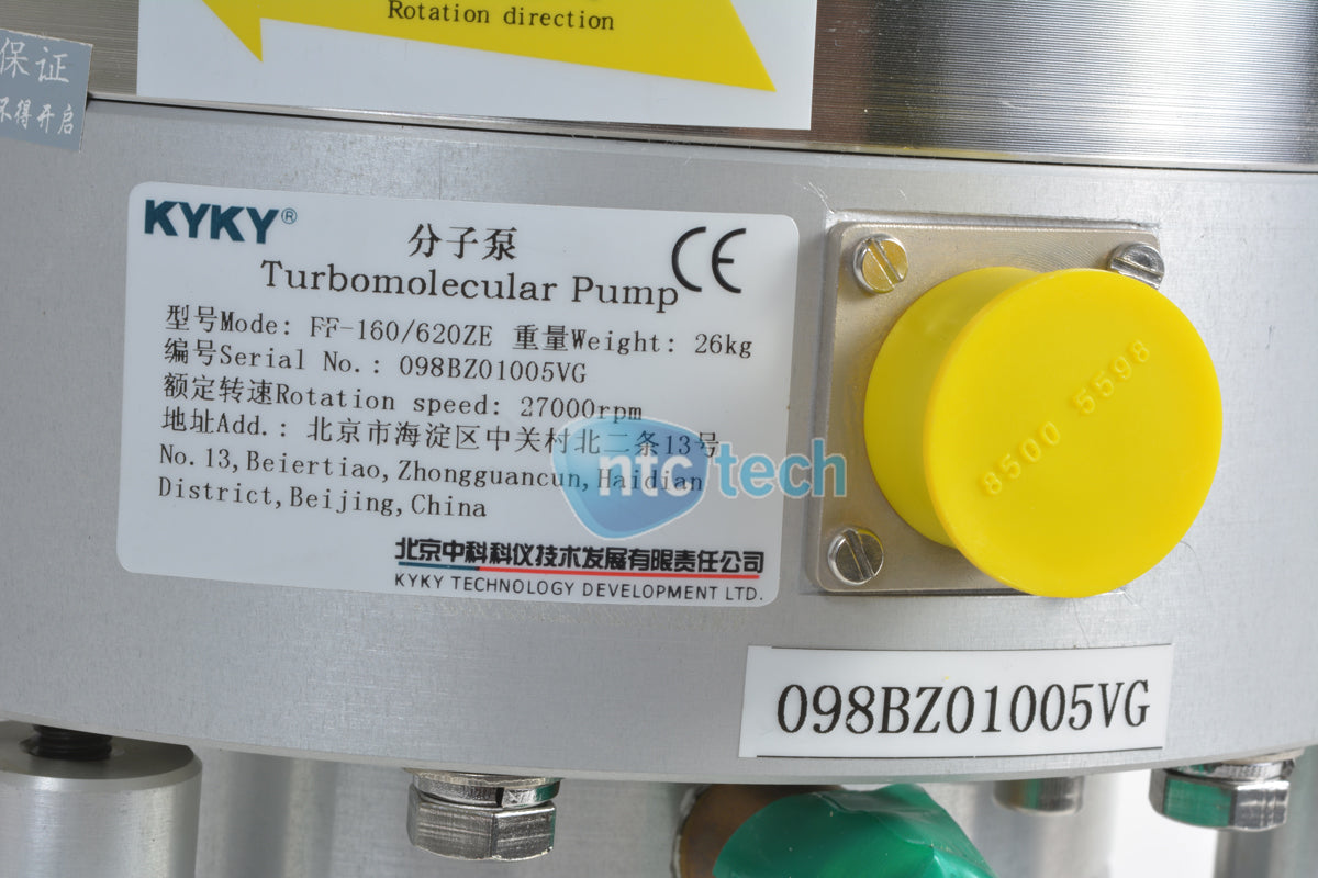 KYKY FF-160/620ZE Turbo Compound Molecular Pump - New – NTC Tech