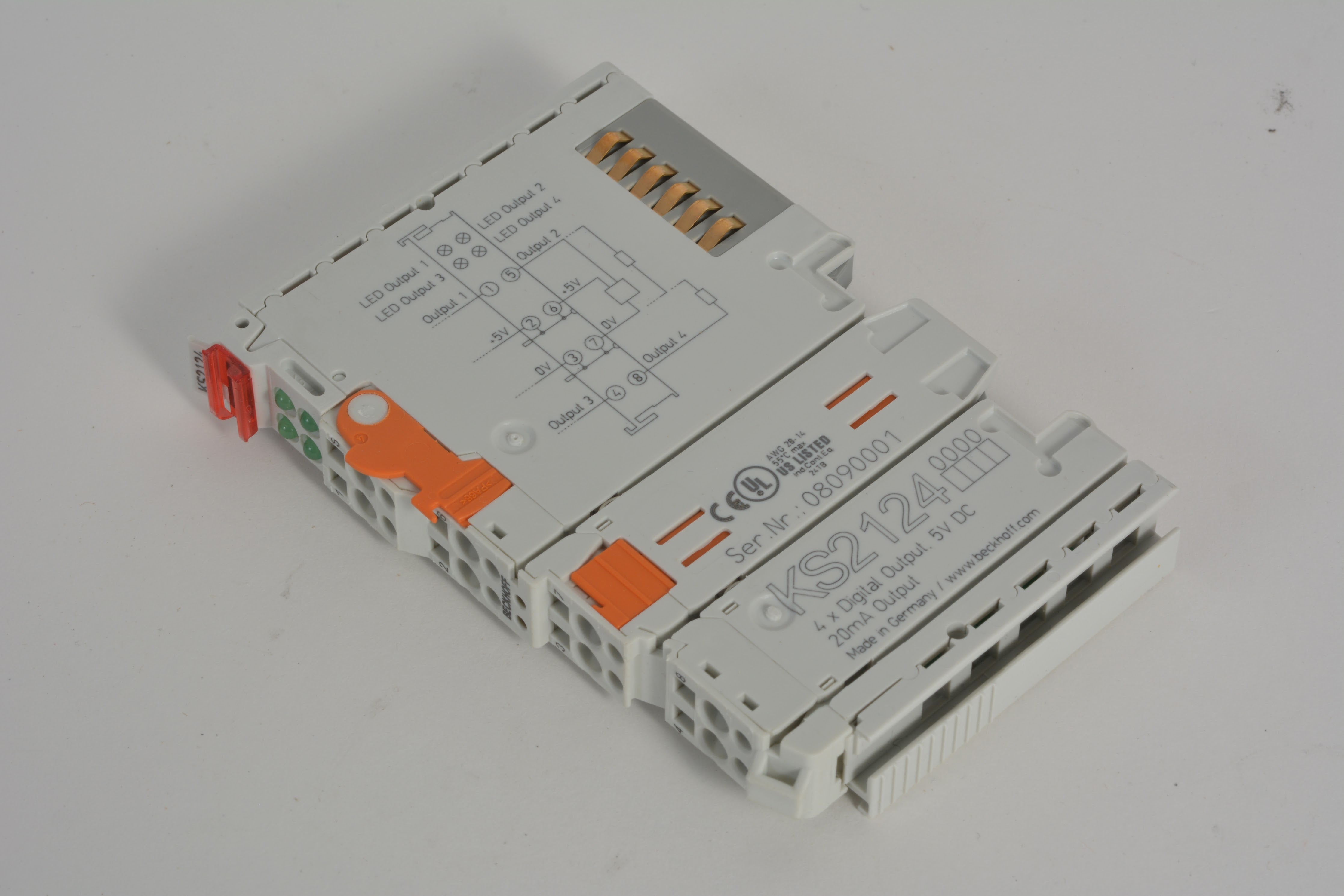 Beckhoff KS2124 4-Channel Digital Output Terminal 5 v DC – NTC Tech