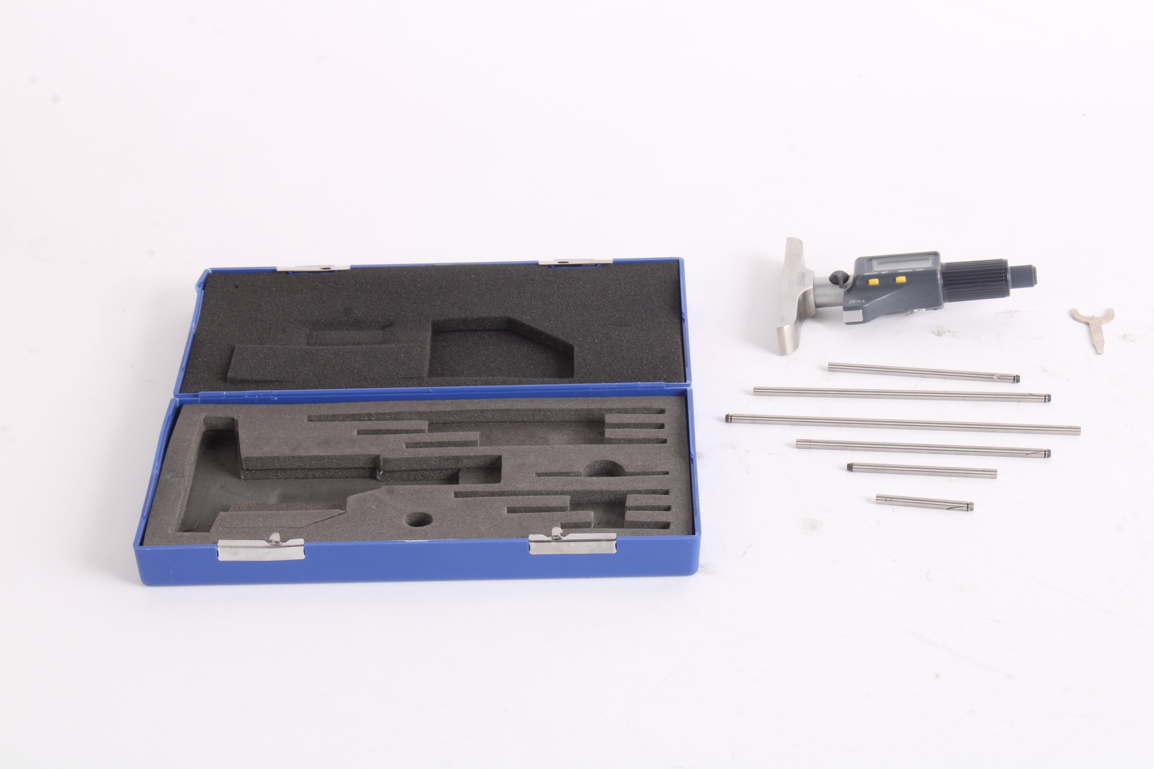 Fowler High Precision 0-6"/0-150mm IP54 Electronic Depth Micrometer Fu ...