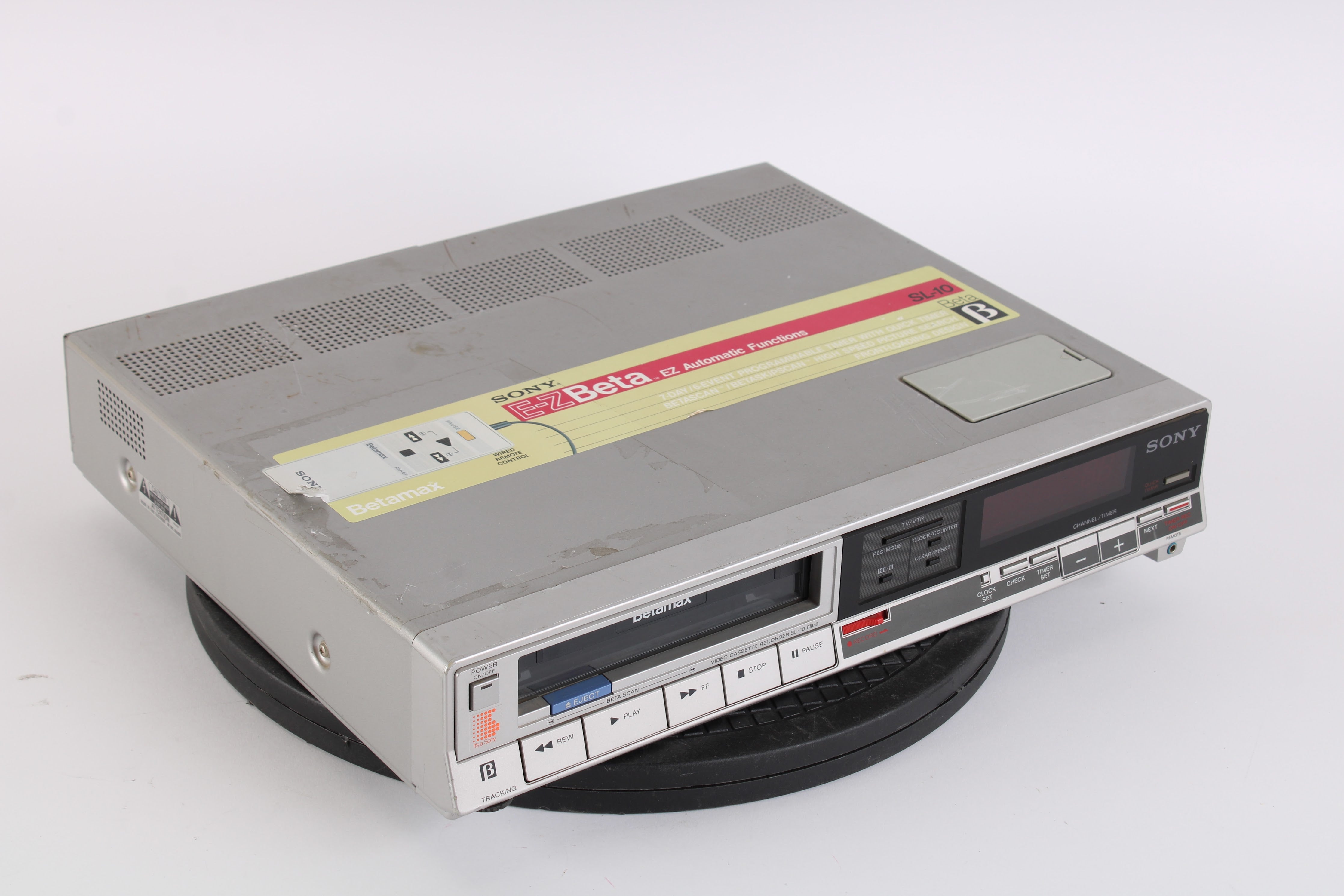 Betamax SL-10 Betamax VCR Video Cassette Recorder - AS IS – NTC Tech