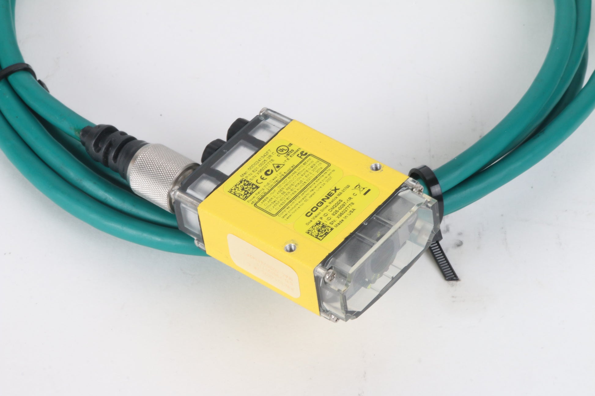 Cognex 821-0025-2R C DM200S BarCode Scanner / Reader Fixed Mount + E13 – NTC Tech