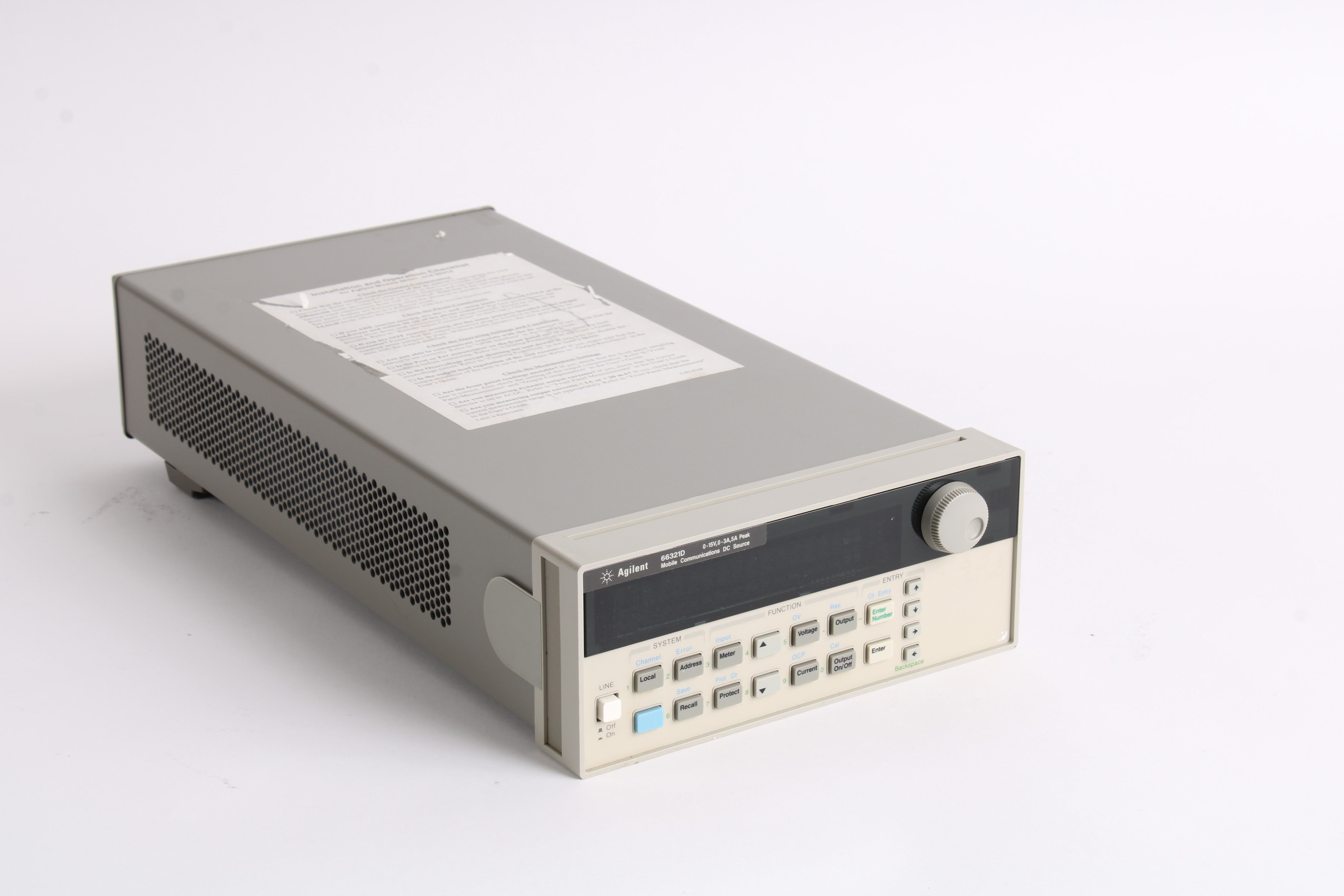 Agilent Mobile Communcations DC Source Power Supply 66321D – NTC Tech