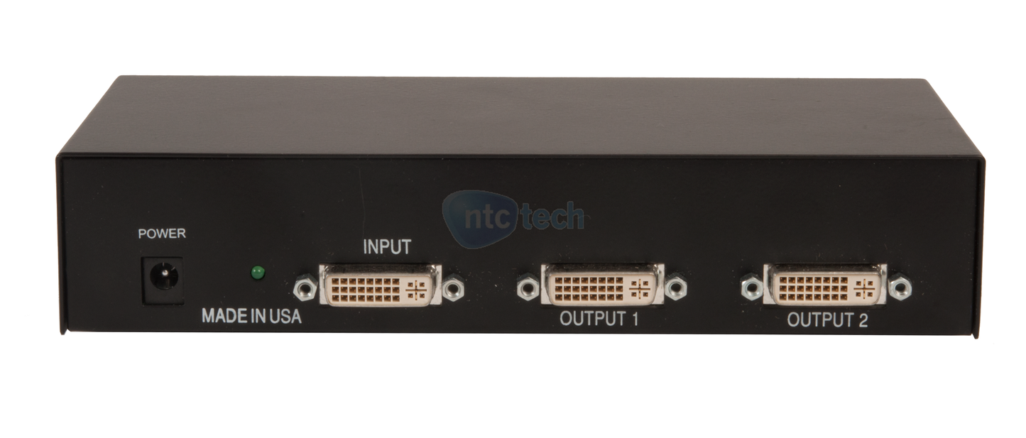 Rose Electronics VSP-2DVI 1-in 2-out DVI Splitter Multiplier Active Sp ...