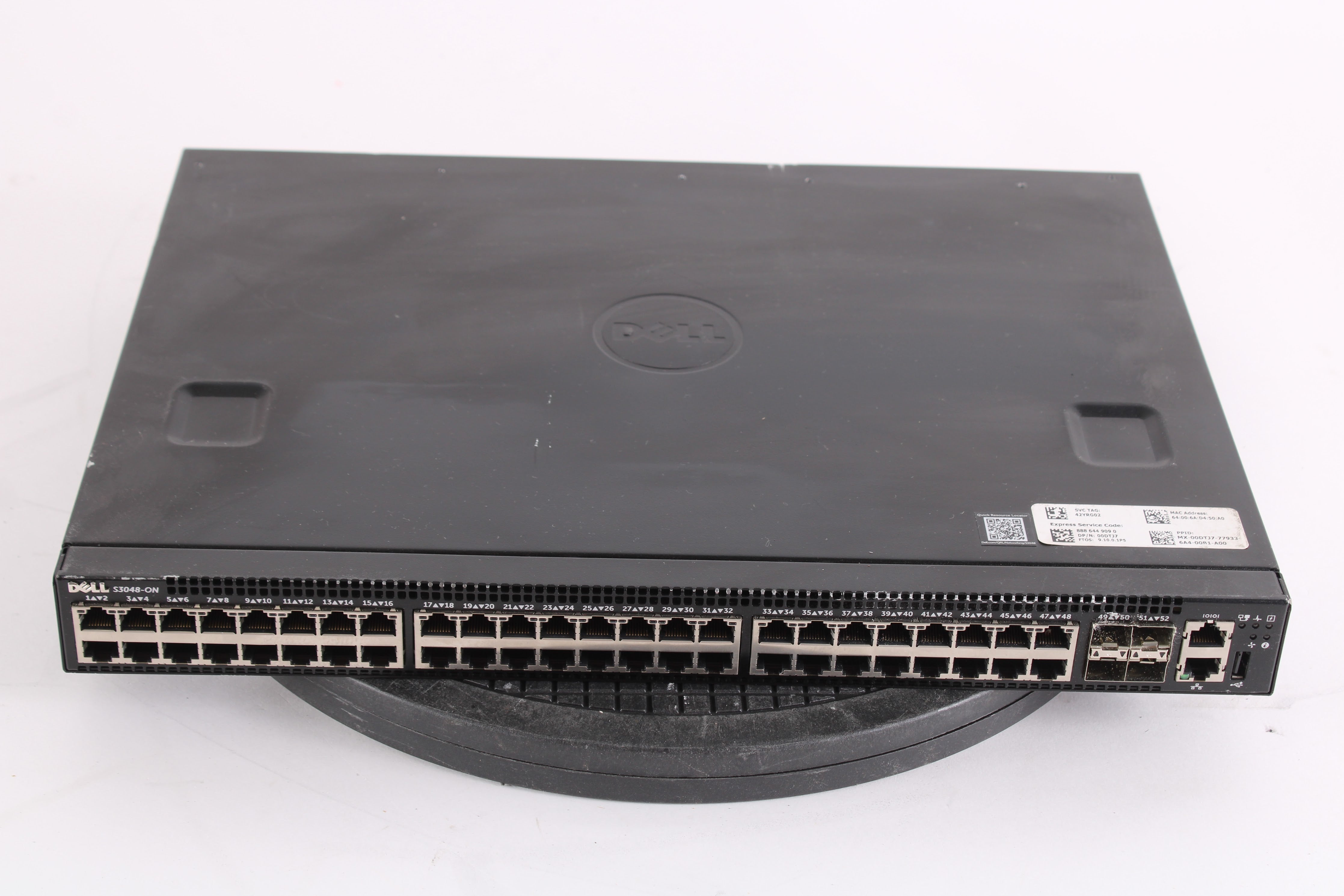 Dell EMC PowerSwitch S3048-ON 48-Port SFP+10GbE Open Network Switch ...