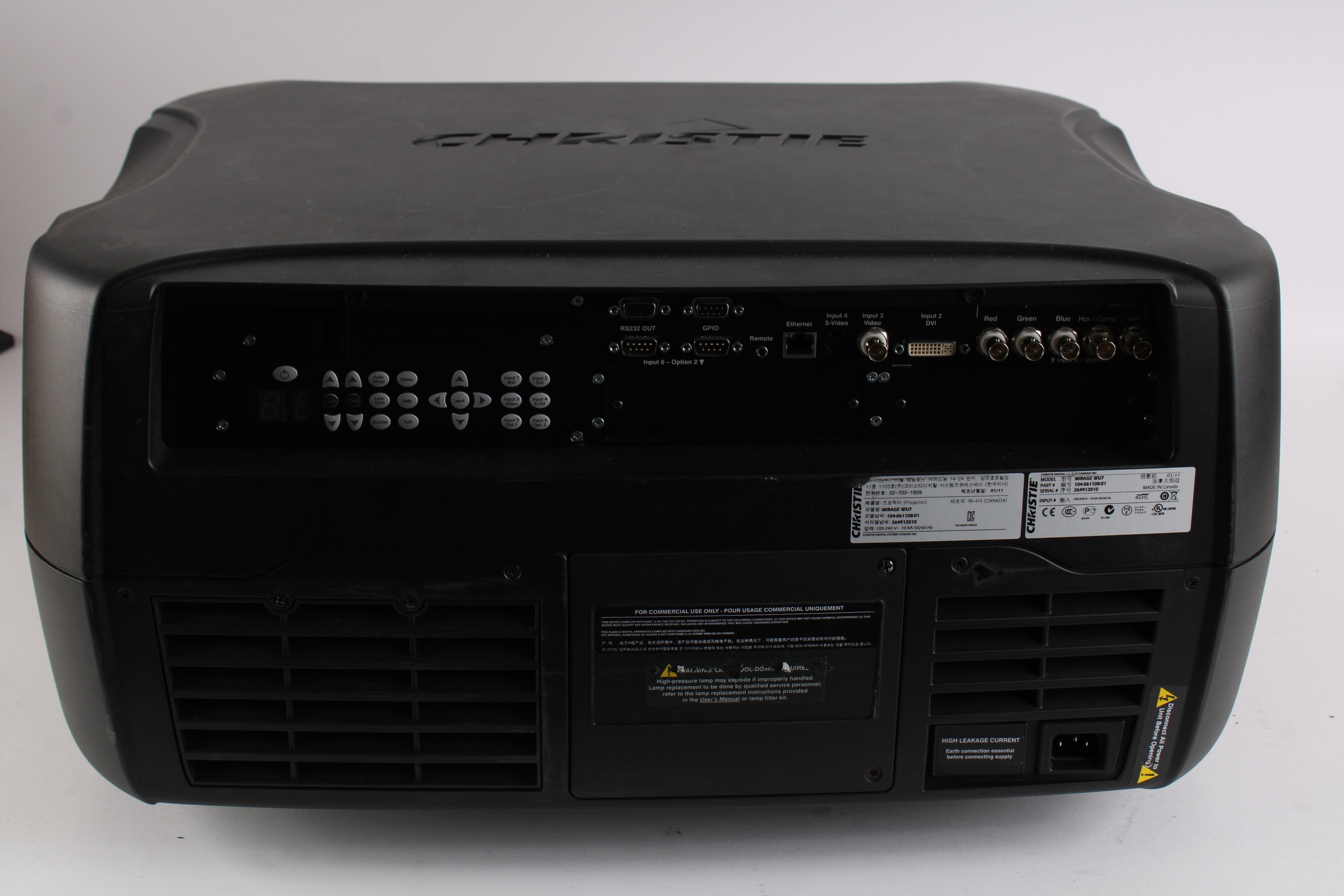 Christie Mirage WU7 DLP Projector - No Lens or Lamps – NTC Tech