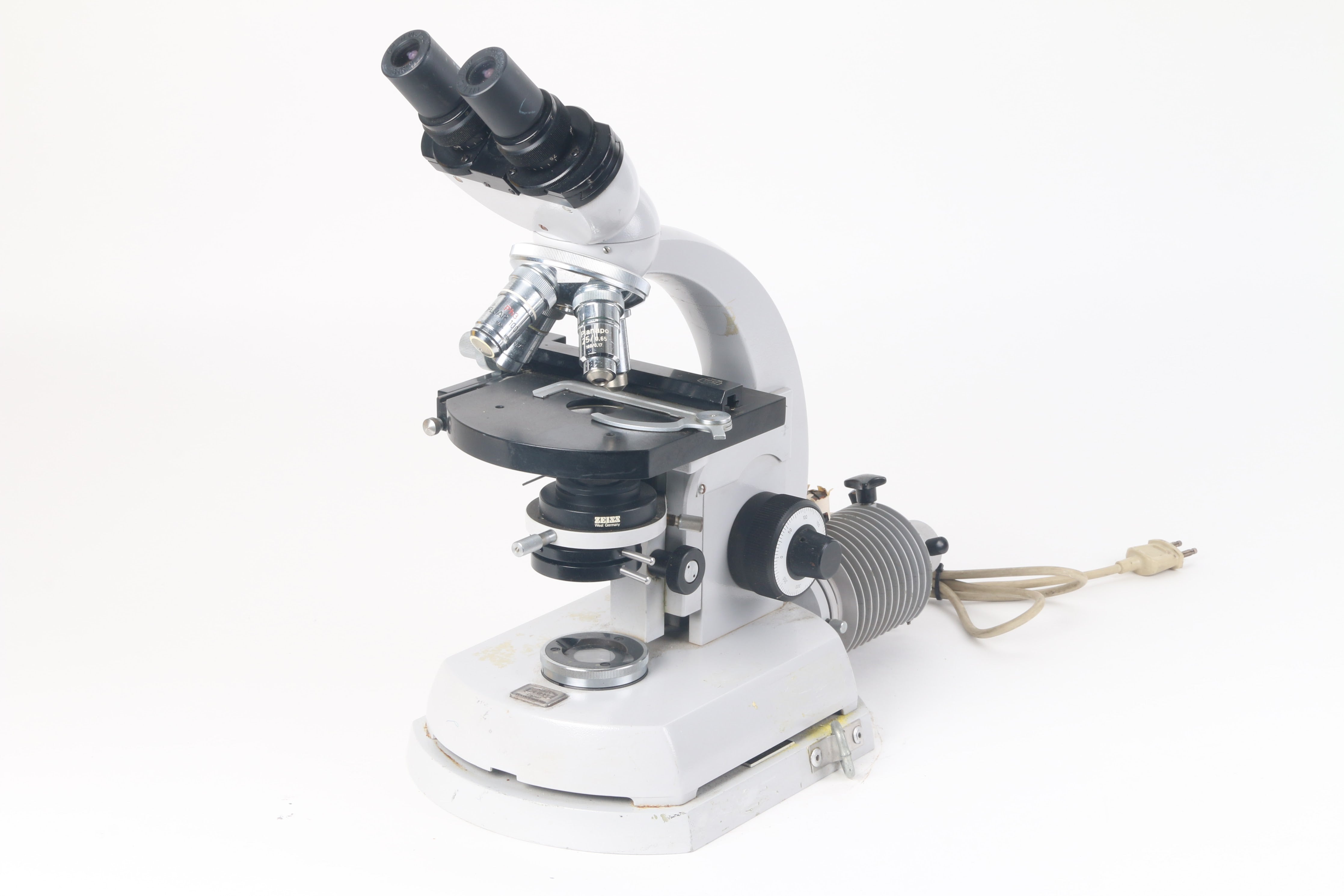 Carl Zeiss 4762407 Microscope With Lens + 4x Objectives NEOFLUAR PH3 P ...
