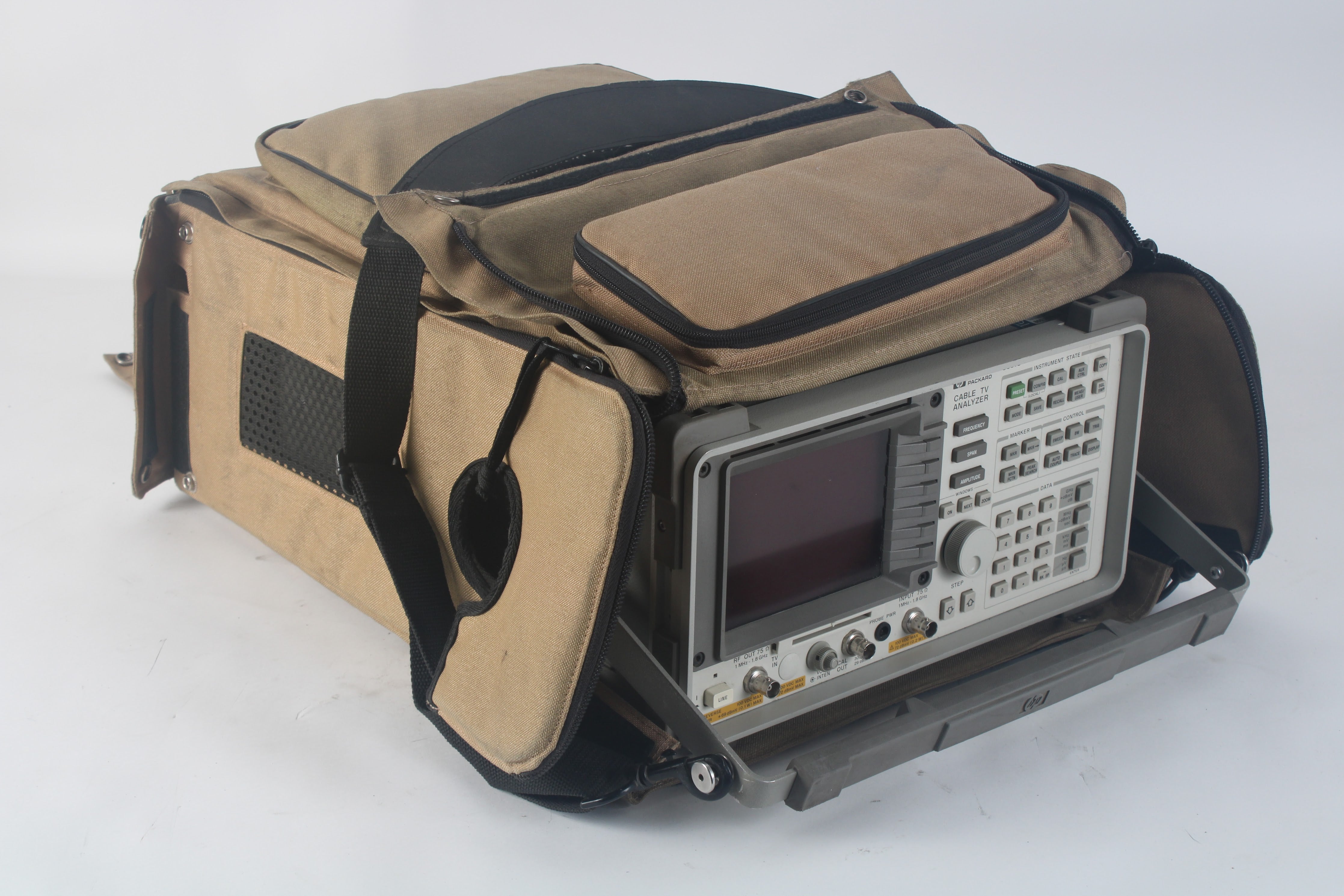 Agilent 8591C Cable TV Spectrum Analyzer Options 011 015 041 W/ OEM Ca ...