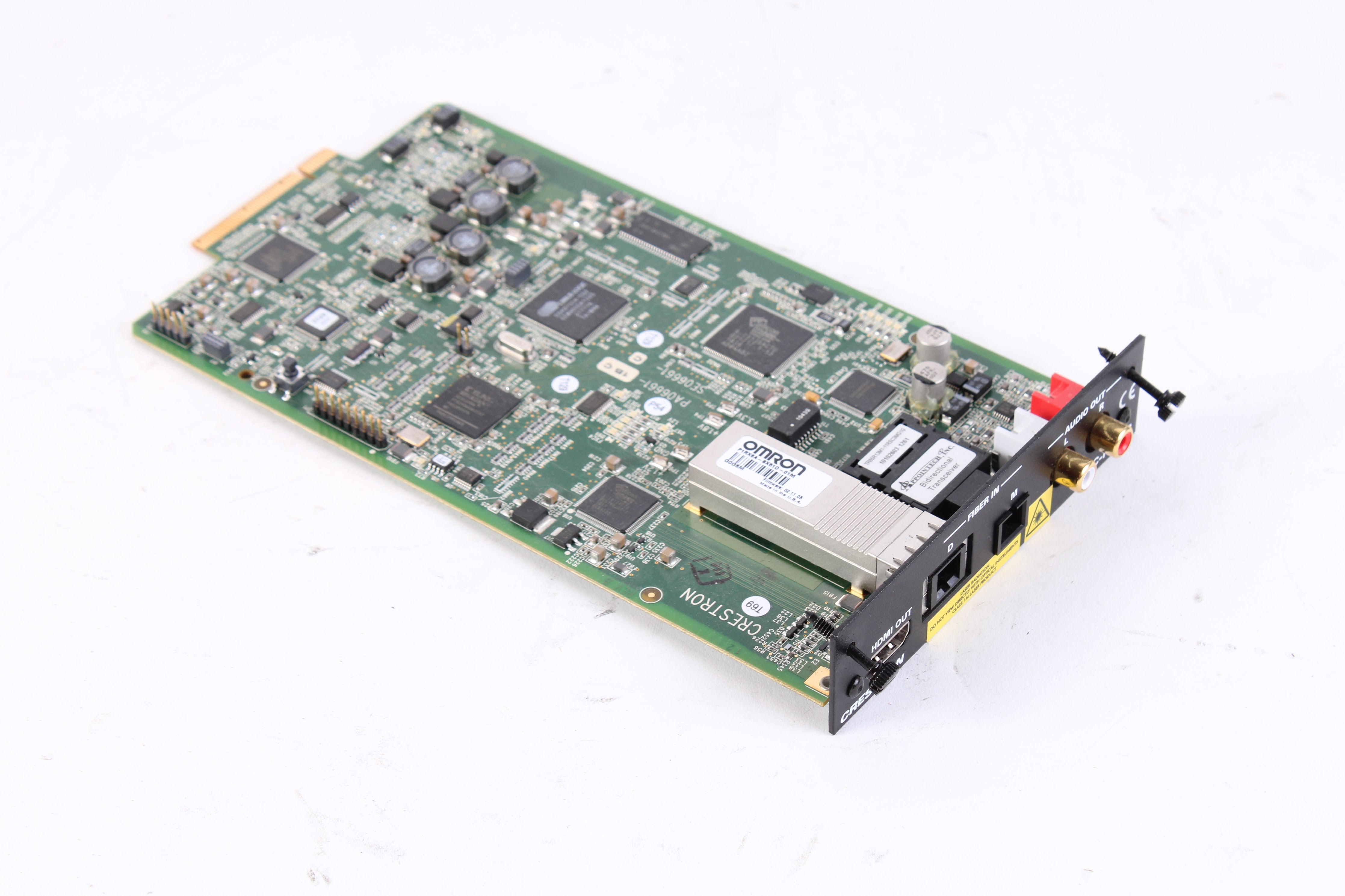 Crestron DMC-F-DSP Fiber Input Card W/ Downmixing for DM Switchers ...