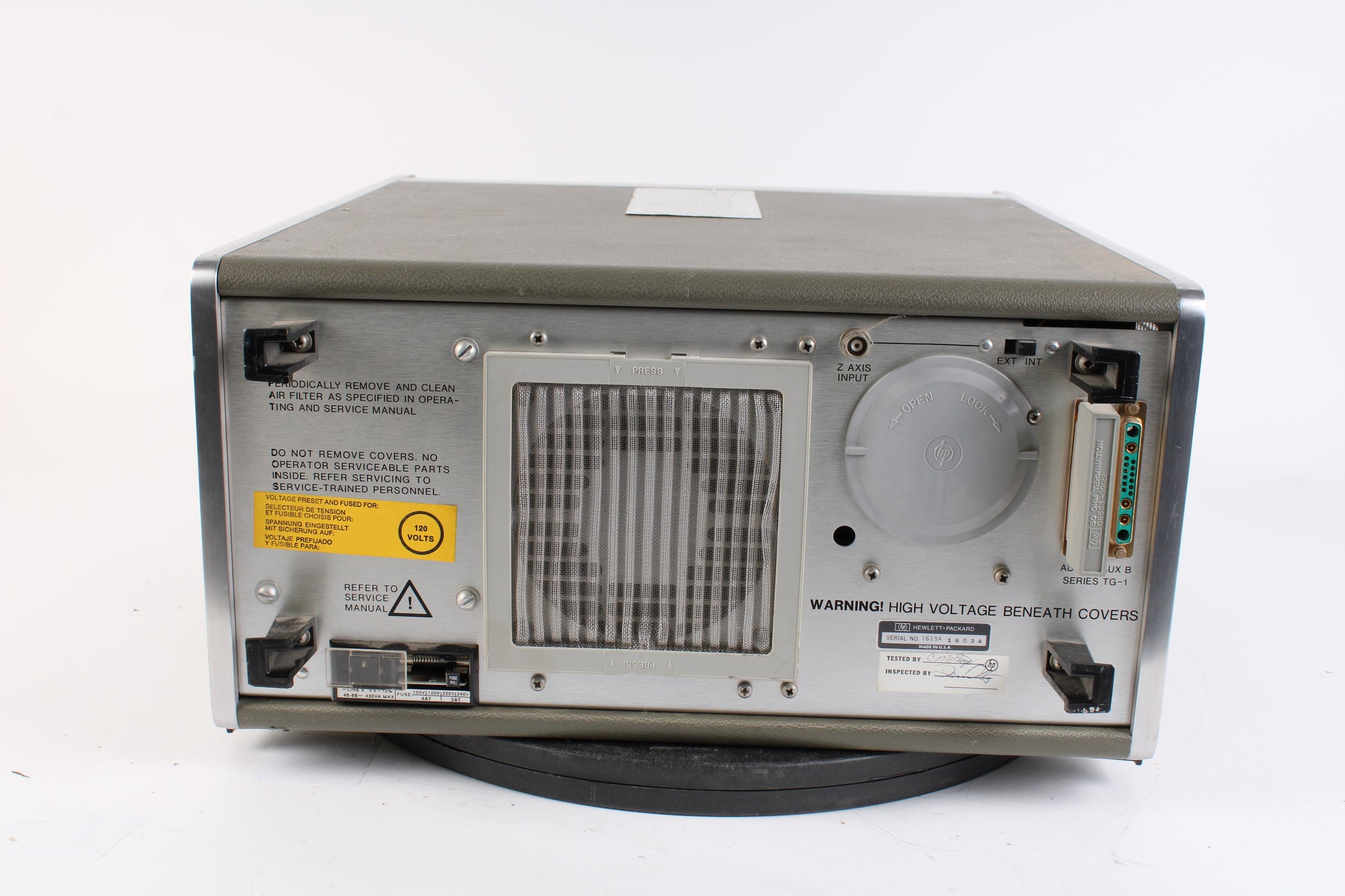 HP 141T Display with 8553L, 8552B Spectrum Analyzer Sections - AS IS ...