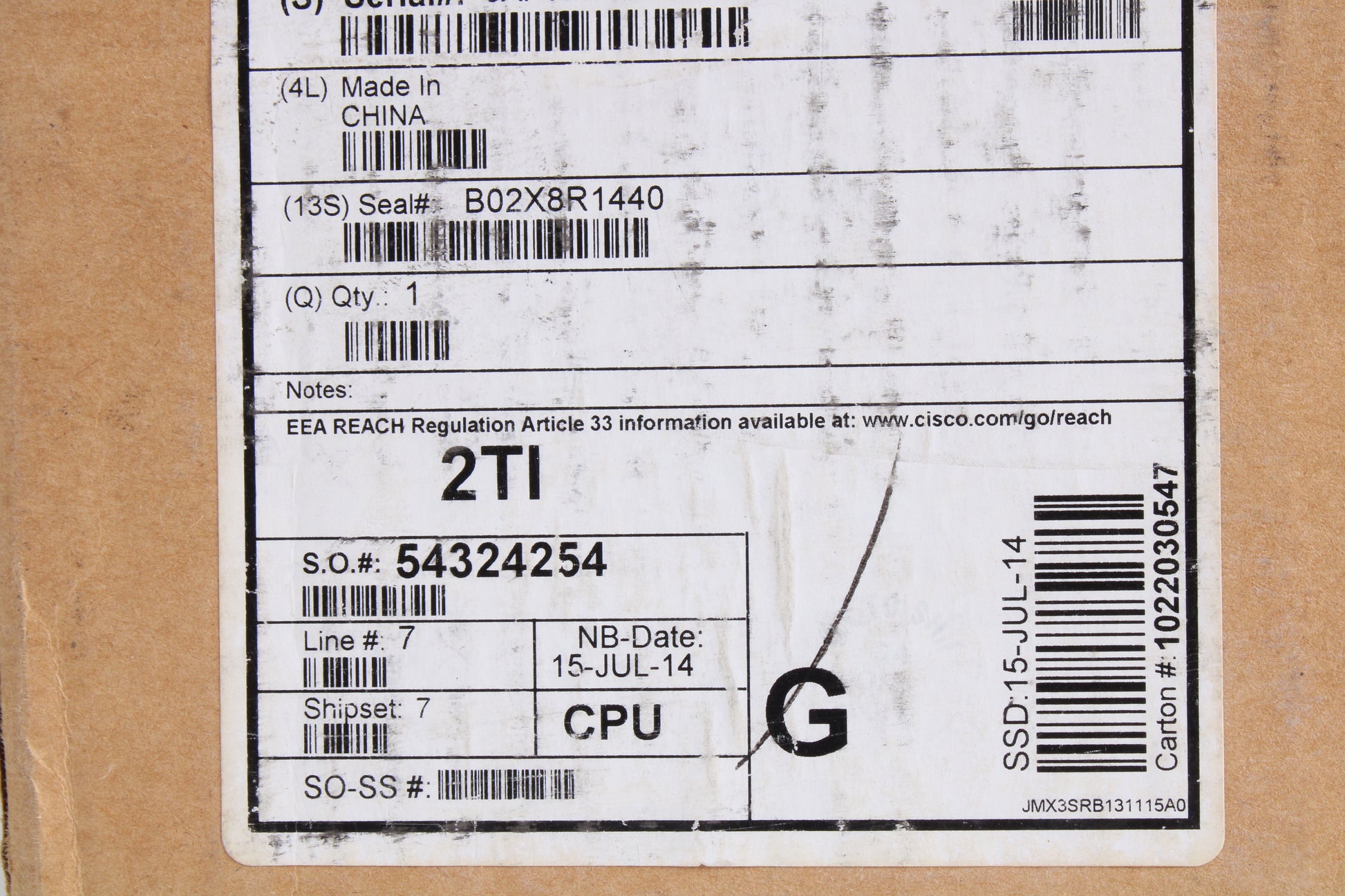Cisco N7K-M148GT-11L Nexus 7000 48 PT 10 100 1000 Module XL Opti 88265 – NTC Tech