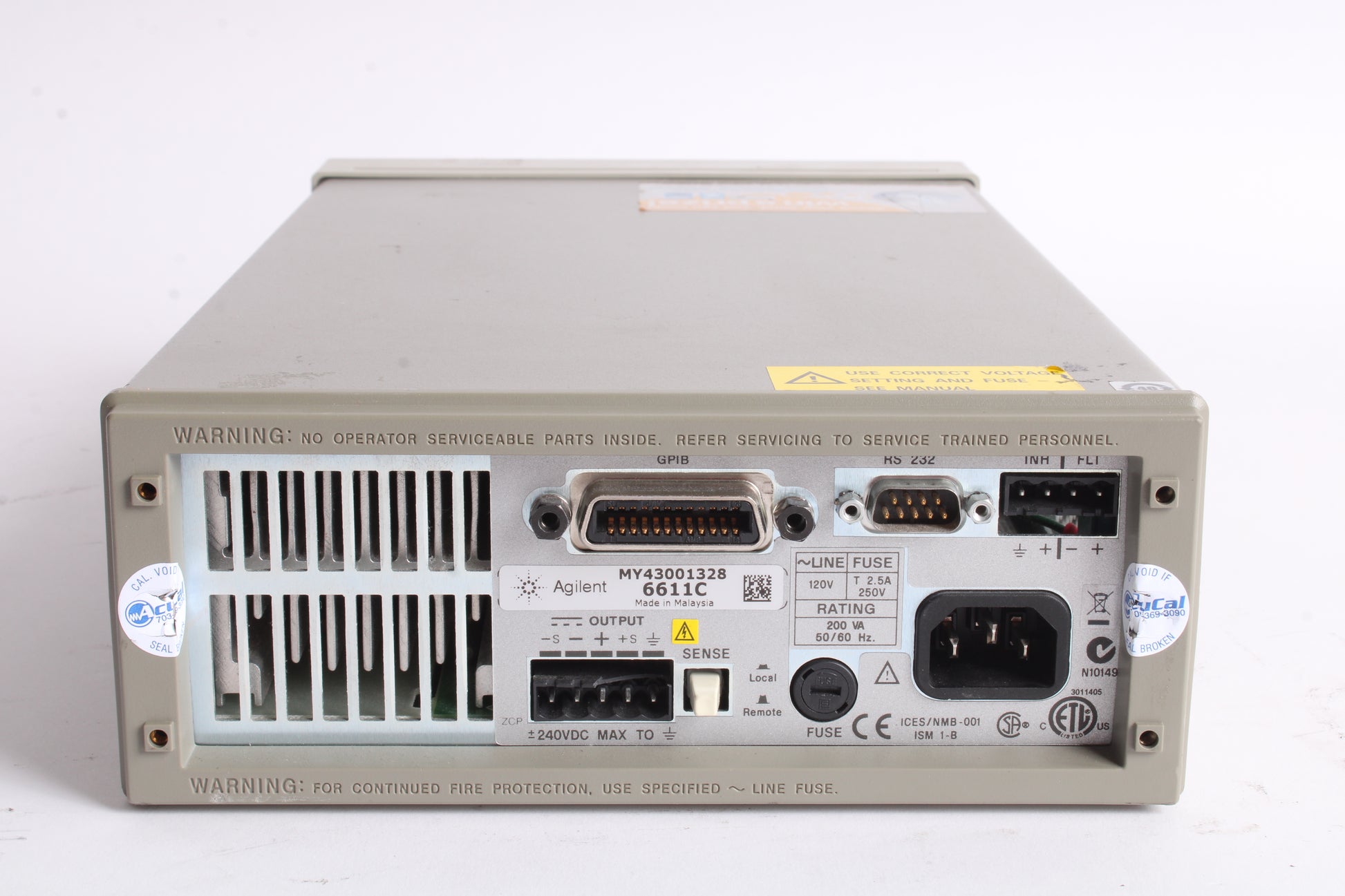 HP / Agilent / Keysight 6611C 0-8V 0-5A DC Power Supply – NTC Tech