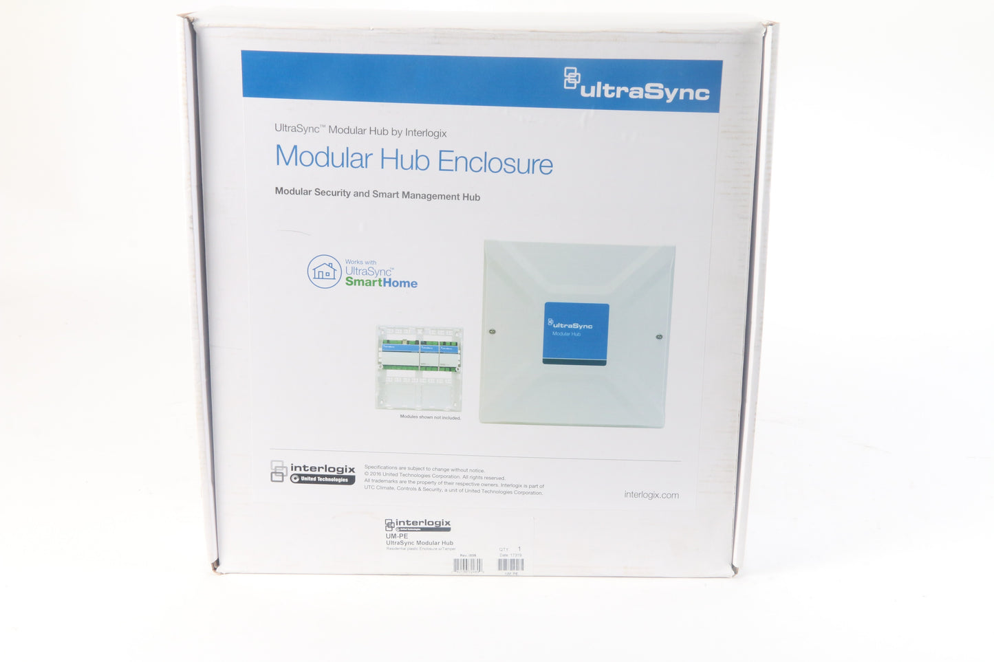 Interlogix UM-PE UltraSync Modular Hub Plastic Enclosure 782136724899 – NTC Tech