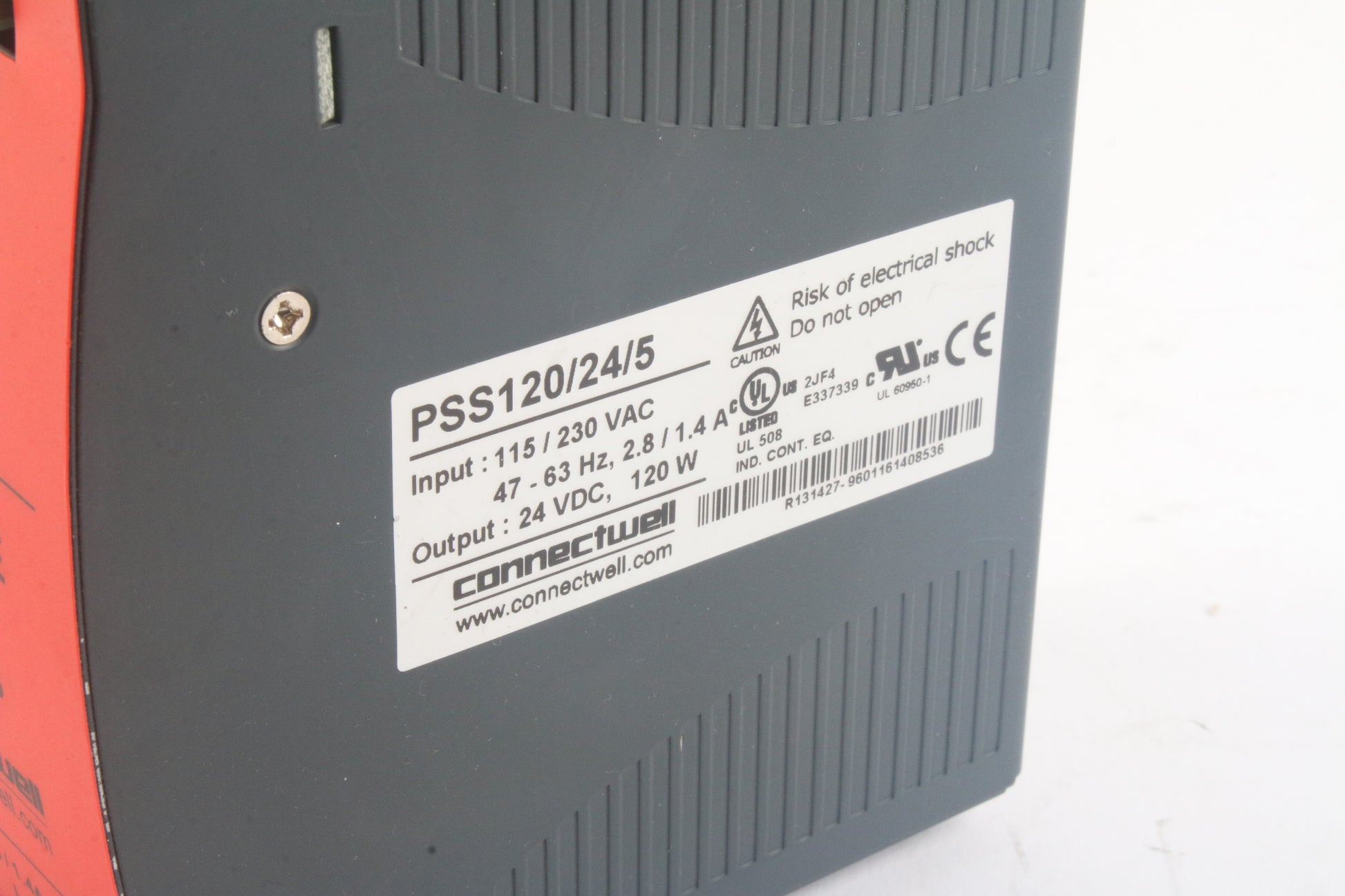 Connectwell PSS120/24/5 5A,120W Single Phase Din Rail Switching Power ...