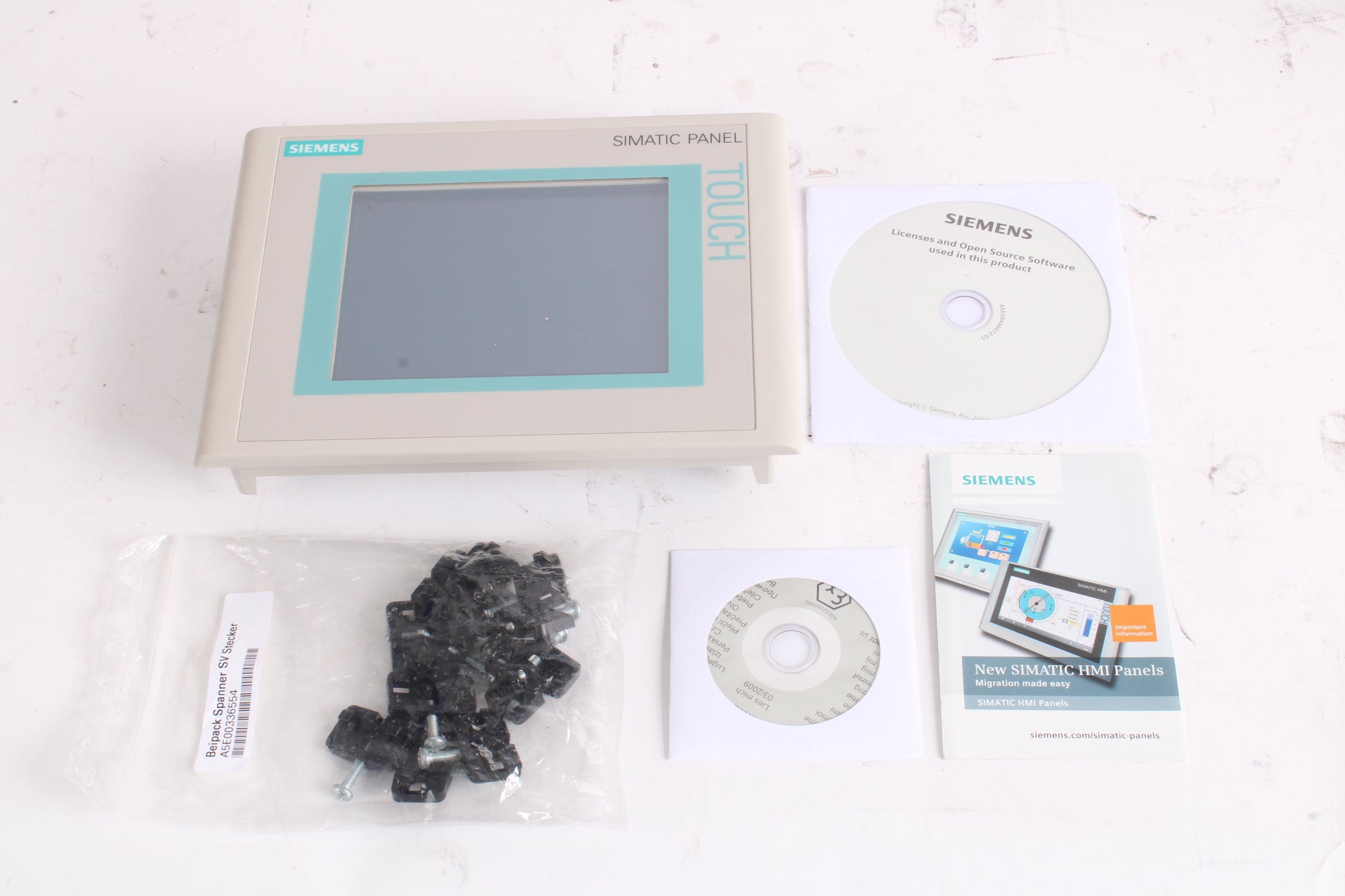 Siemens 6AV6 640-0CA11-0AX0 Simatic S7-200 5,7" Touchpanel TP177 Micro ...
