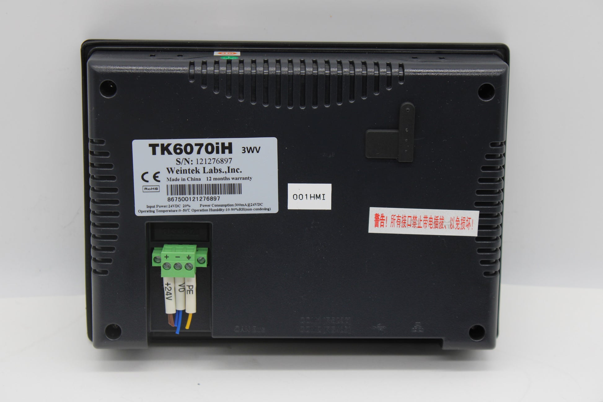 Weinview TK6070iH HMI 7" Touch Panel Display - Fair Condition – NTC Tech